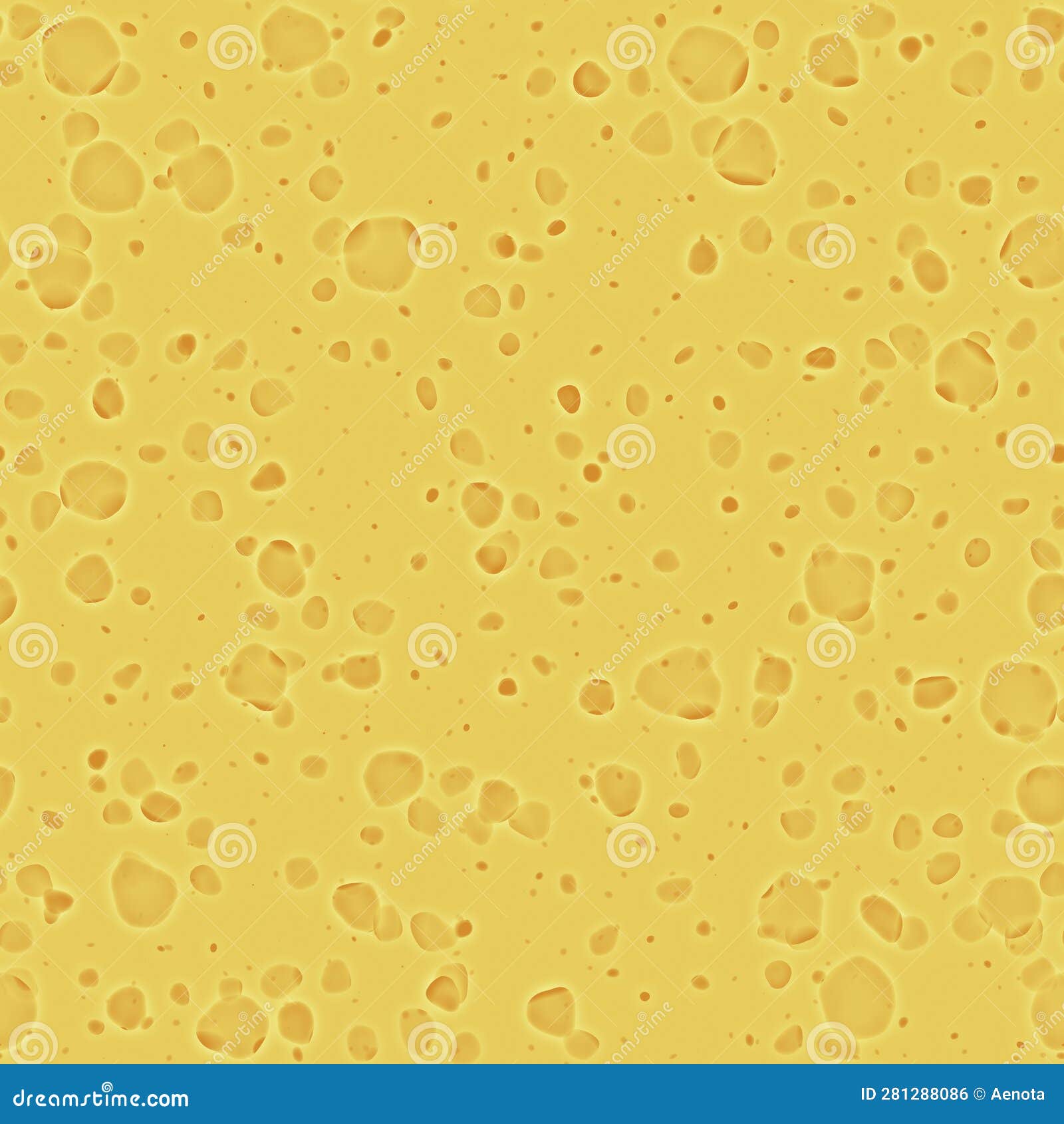 Continuous Pattern of Cheese with Holes Stock Illustration ...