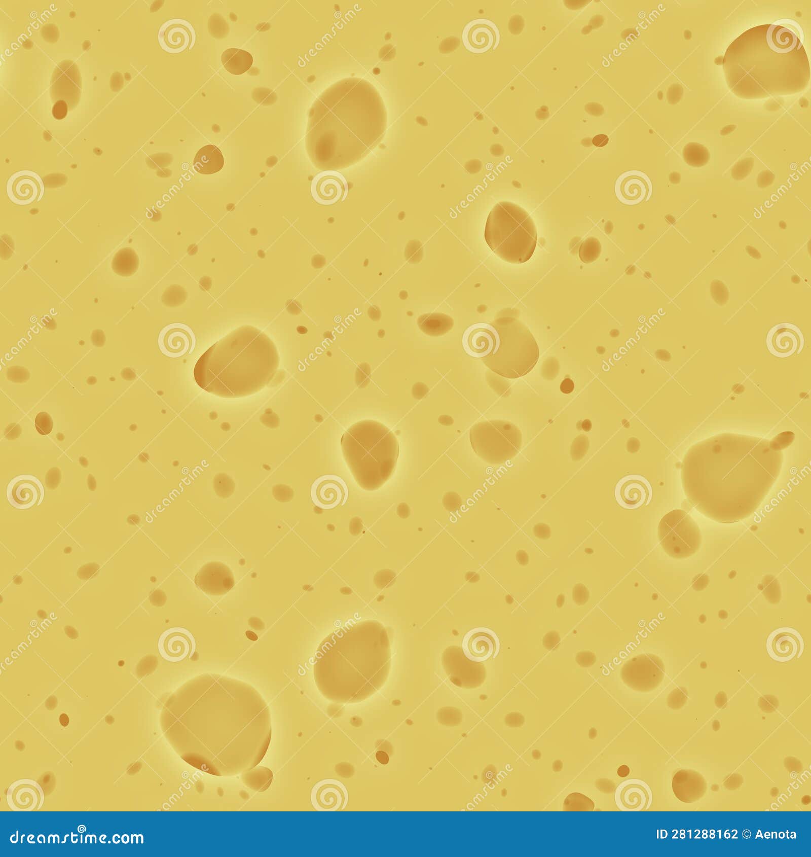 Continuous Pattern of Cheese with Holes Stock Illustration ...