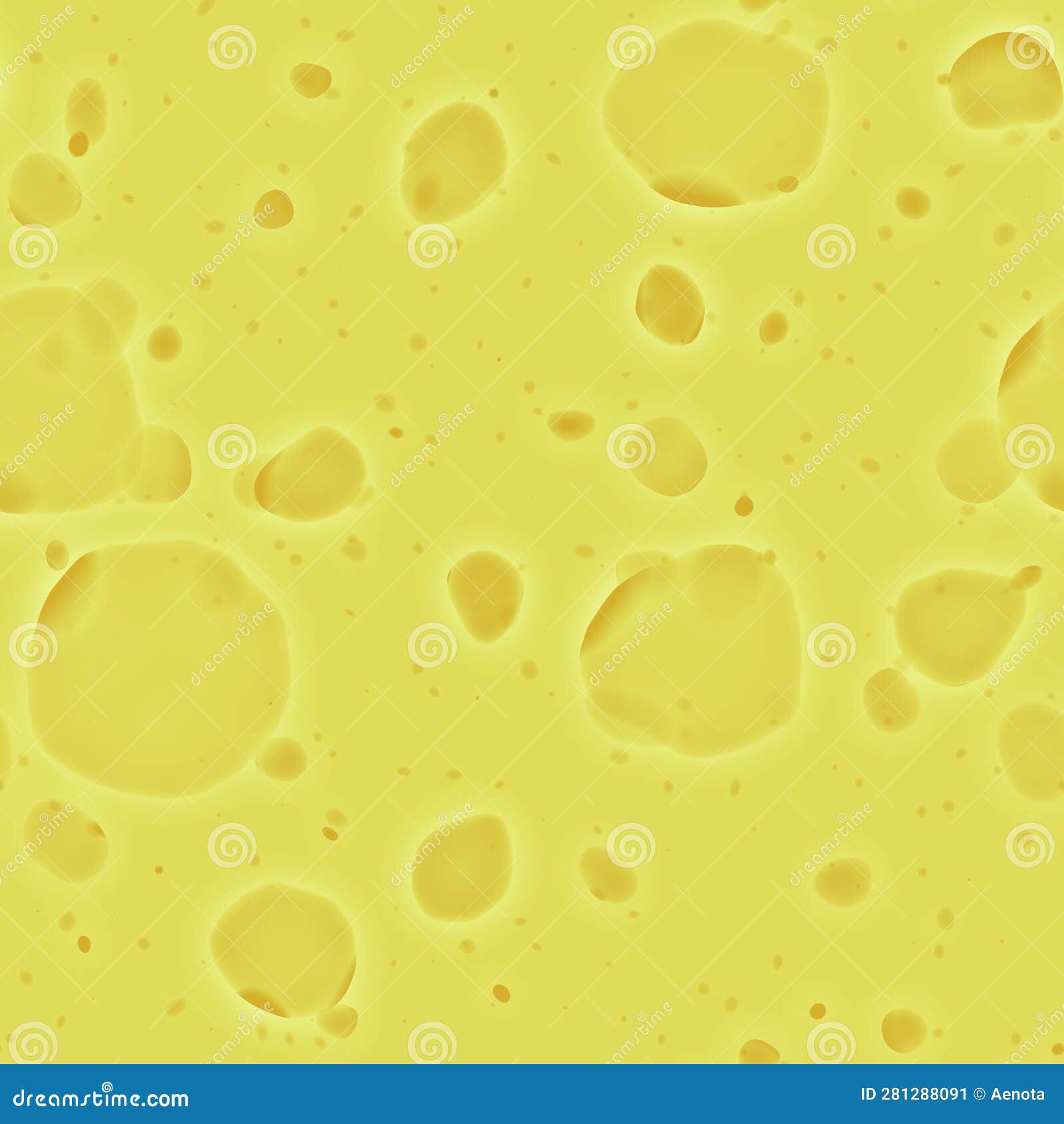 Continuous Pattern of Cheese with Holes Stock Illustration ...