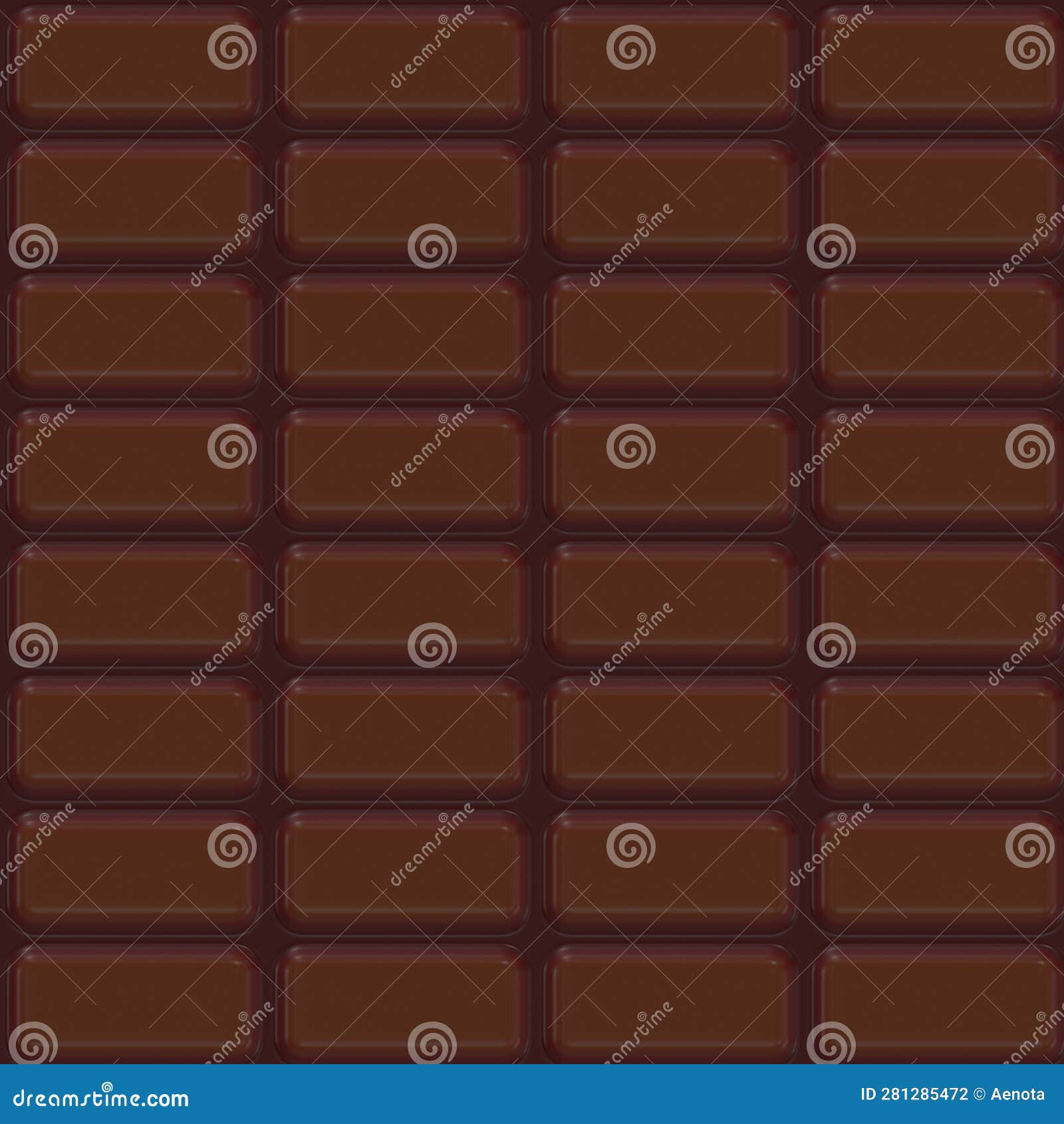 Continuous Pattern of Chocolate Bar Stock Illustration - Illustration ...
