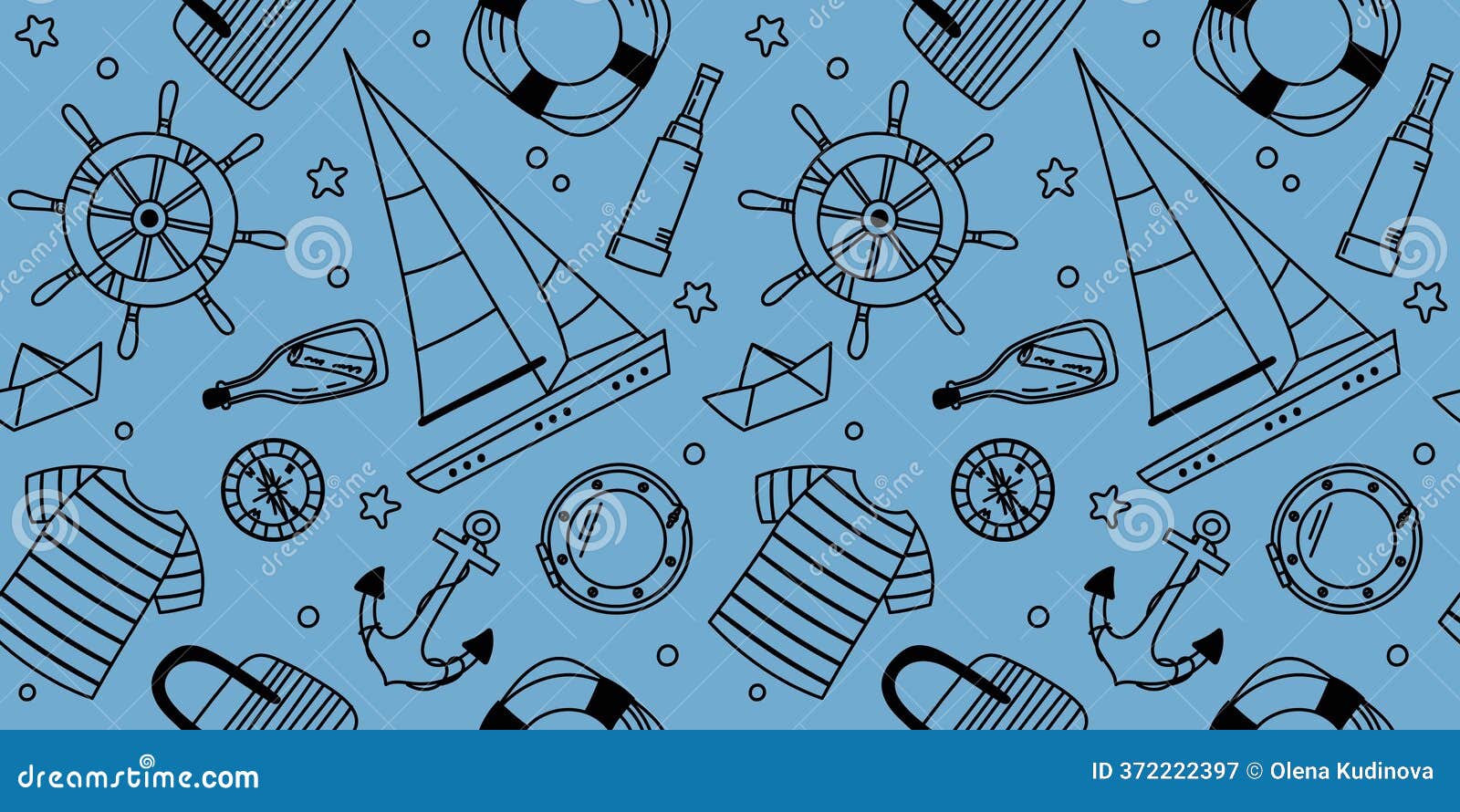 Continuous Pattern With Skyscraper Windows Royalty-Free Stock ...