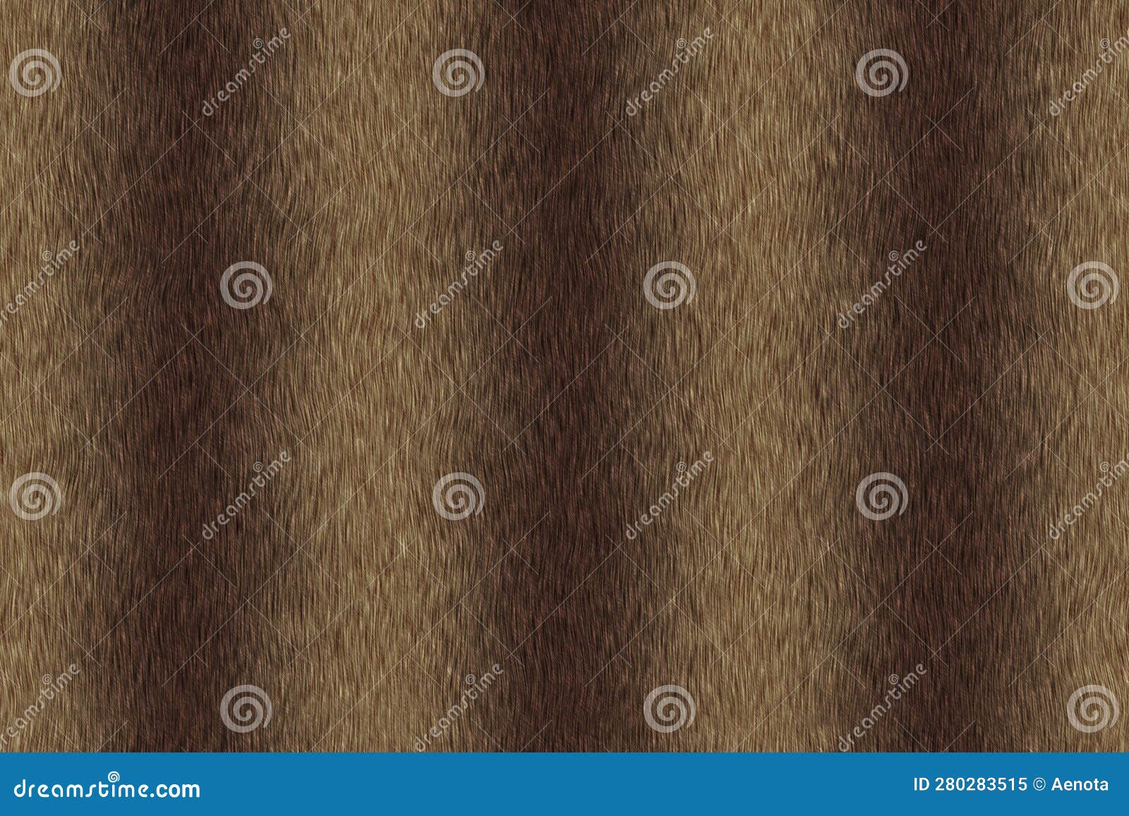 Continuous Pattern of Natural Fur Stock Illustration - Illustration of ...