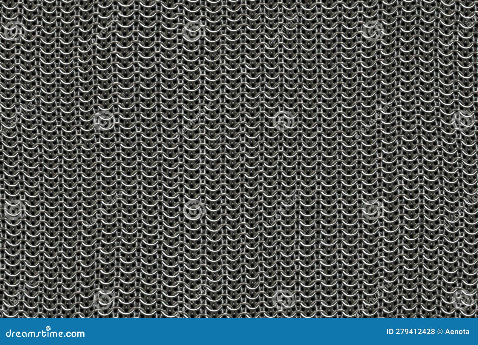 Continuous Pattern of Ring Armour Scale Stock Illustration ...