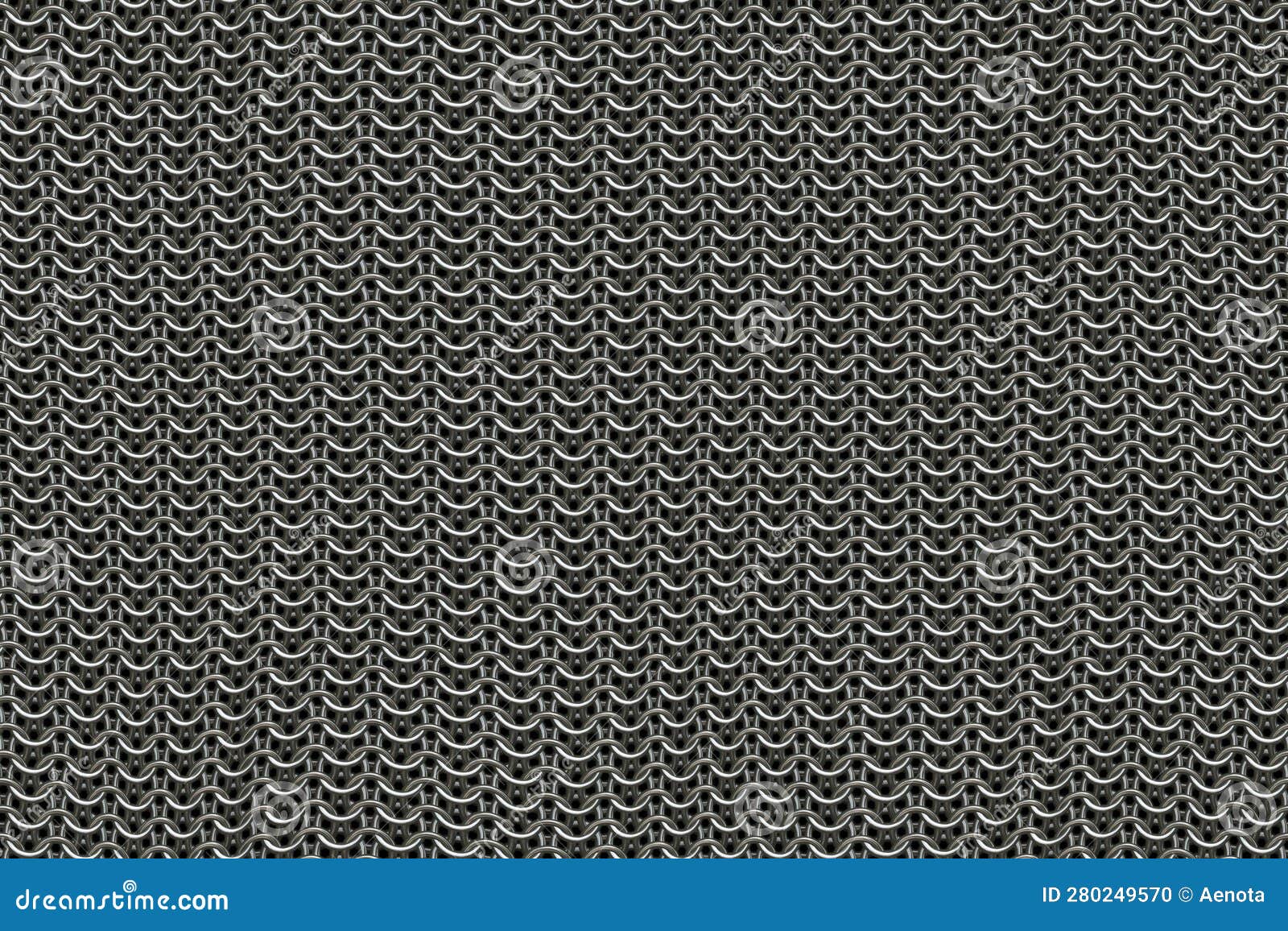 Continuous Pattern of Ring Armour Scale Stock Illustration ...
