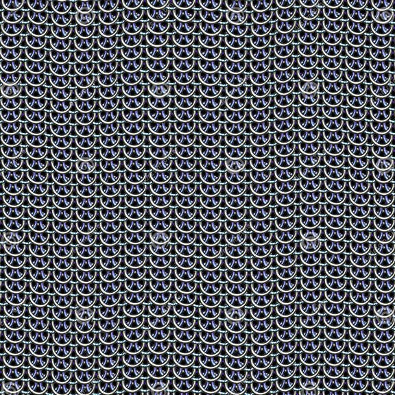 Continuous Pattern of Ring Armour Scale Stock Illustration ...