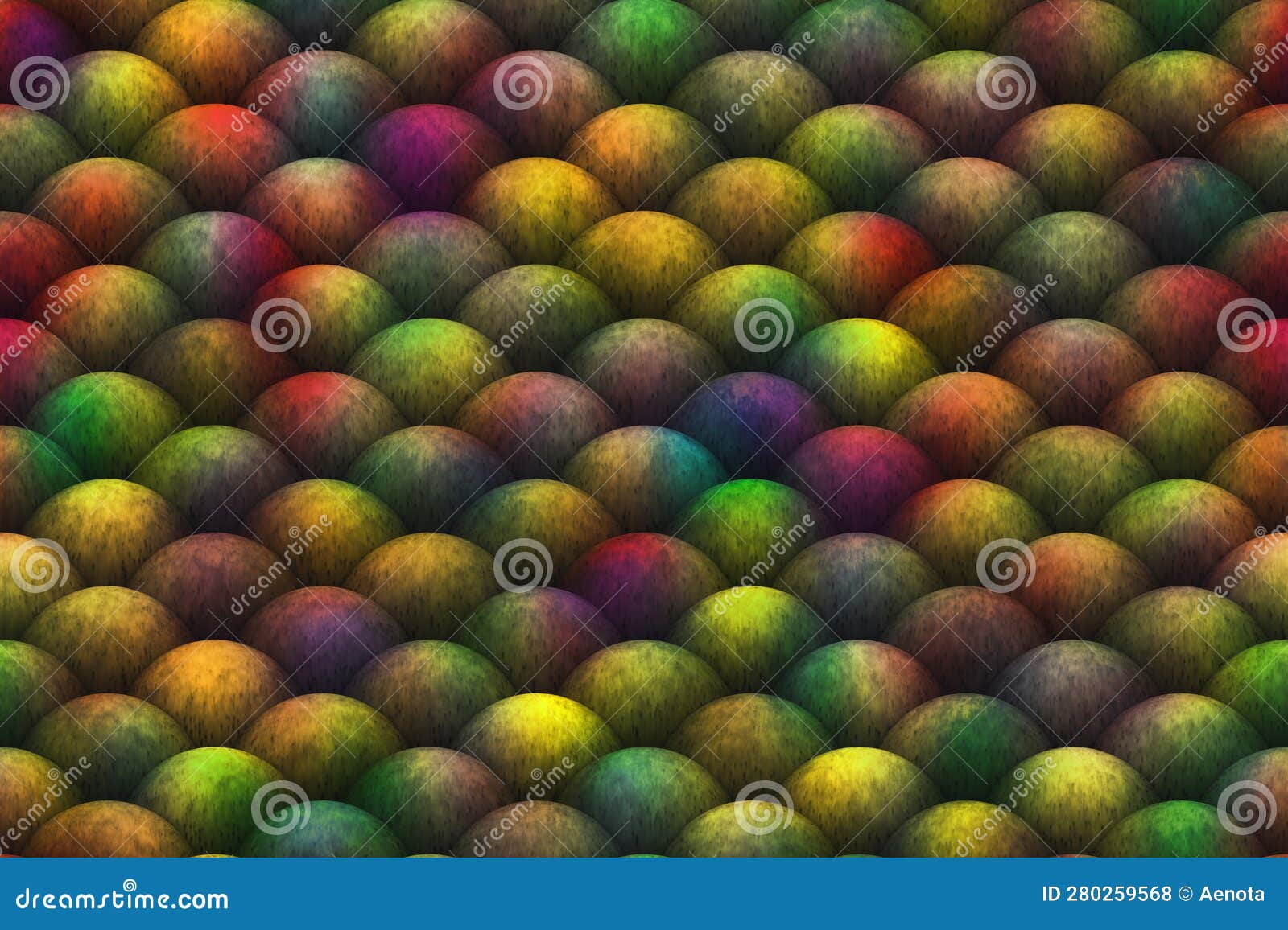 Continuous Pattern of Soft Squama Stock Illustration - Illustration of ...