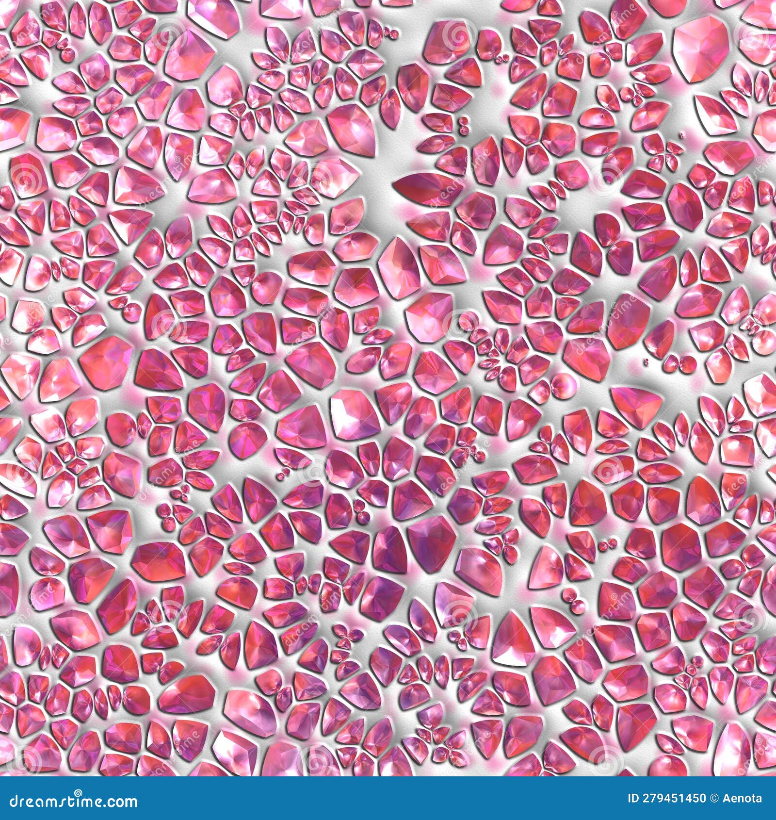 Continuous Rhinestone Crystal Pattern Stock Illustration - Illustration ...