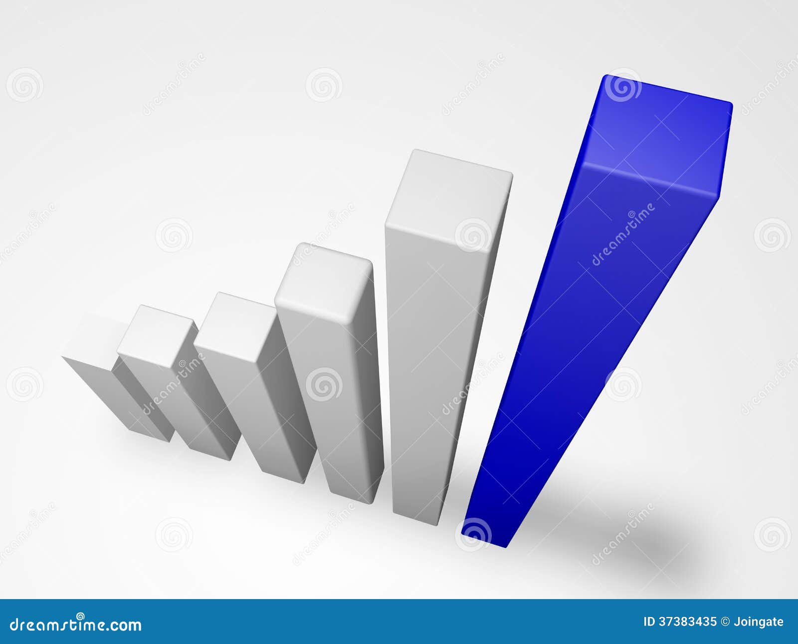 Continuous Rise in Performance on a Graph Stock Illustration ...
