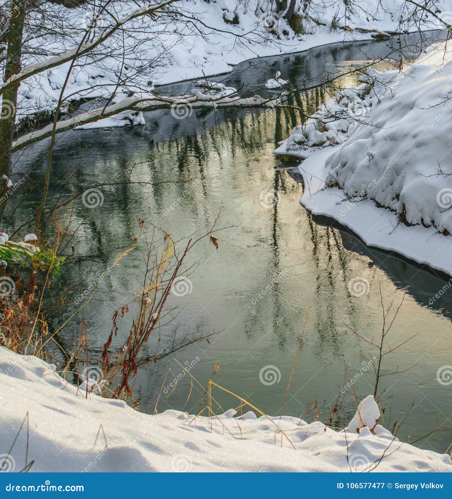 Continuous river flow time stock image. Image of continues - 106577477