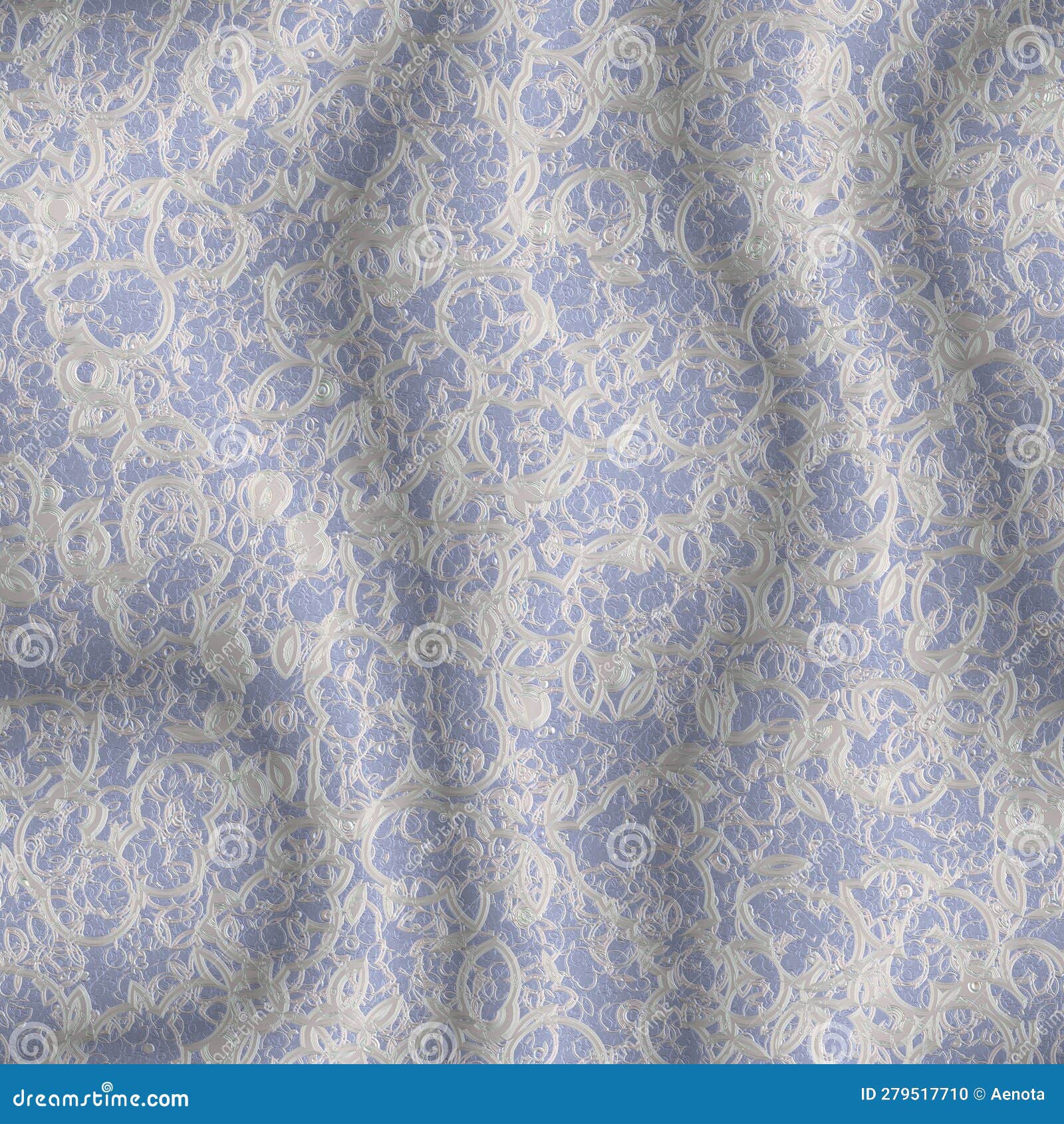 Continuous Shining Brocade Pattern Stock Illustration - Illustration of ...