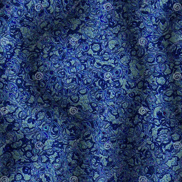 Continuous Shining Brocade Pattern Stock Illustration - Illustration of ...