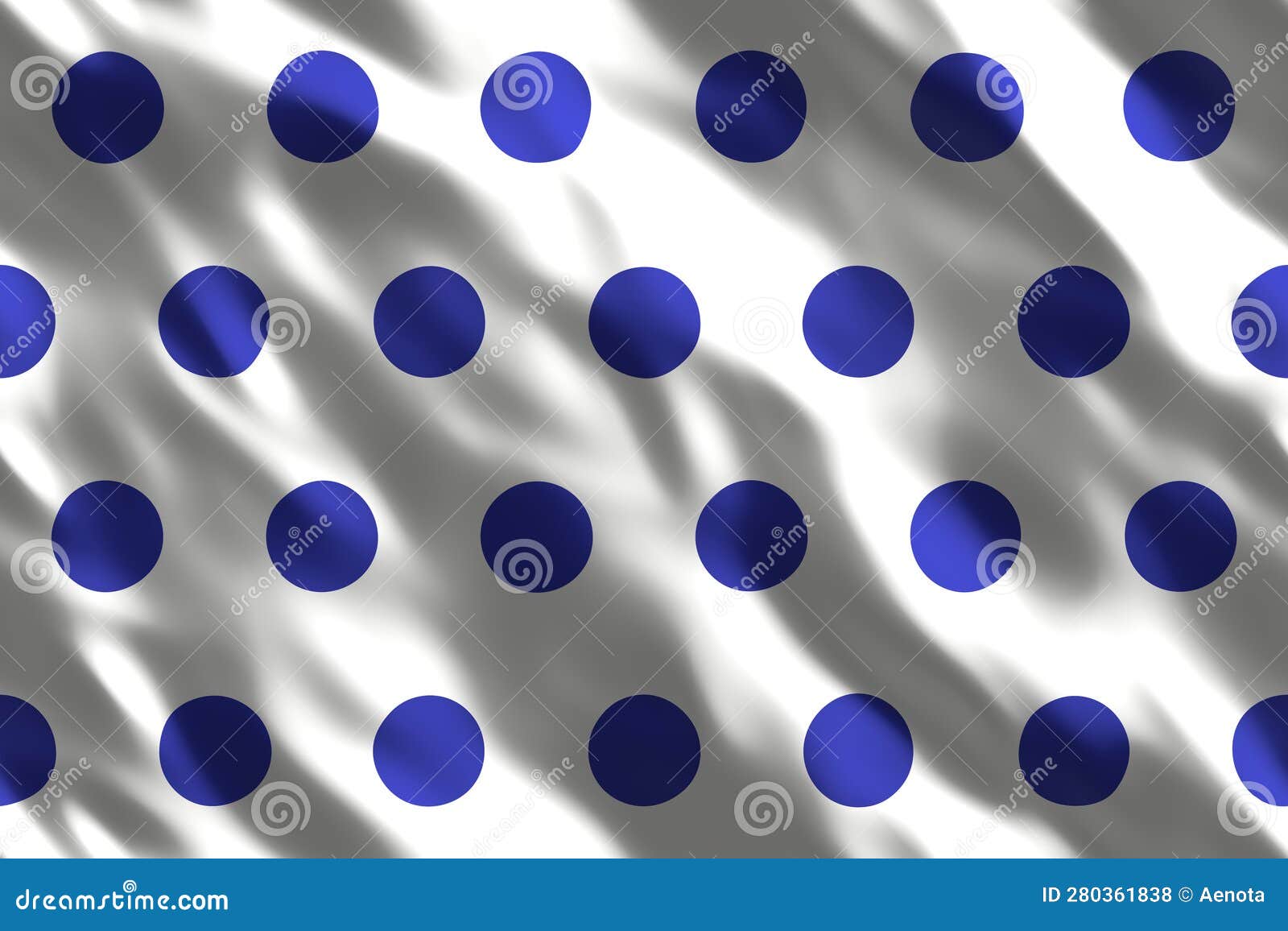 Continuous Silk Dotted Fabric Pattern Stock Illustration - Illustration ...