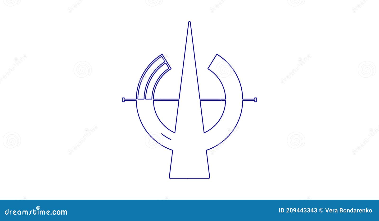 Continuous Single Line Drawing of Compass Icon Stock Video - Video of ...