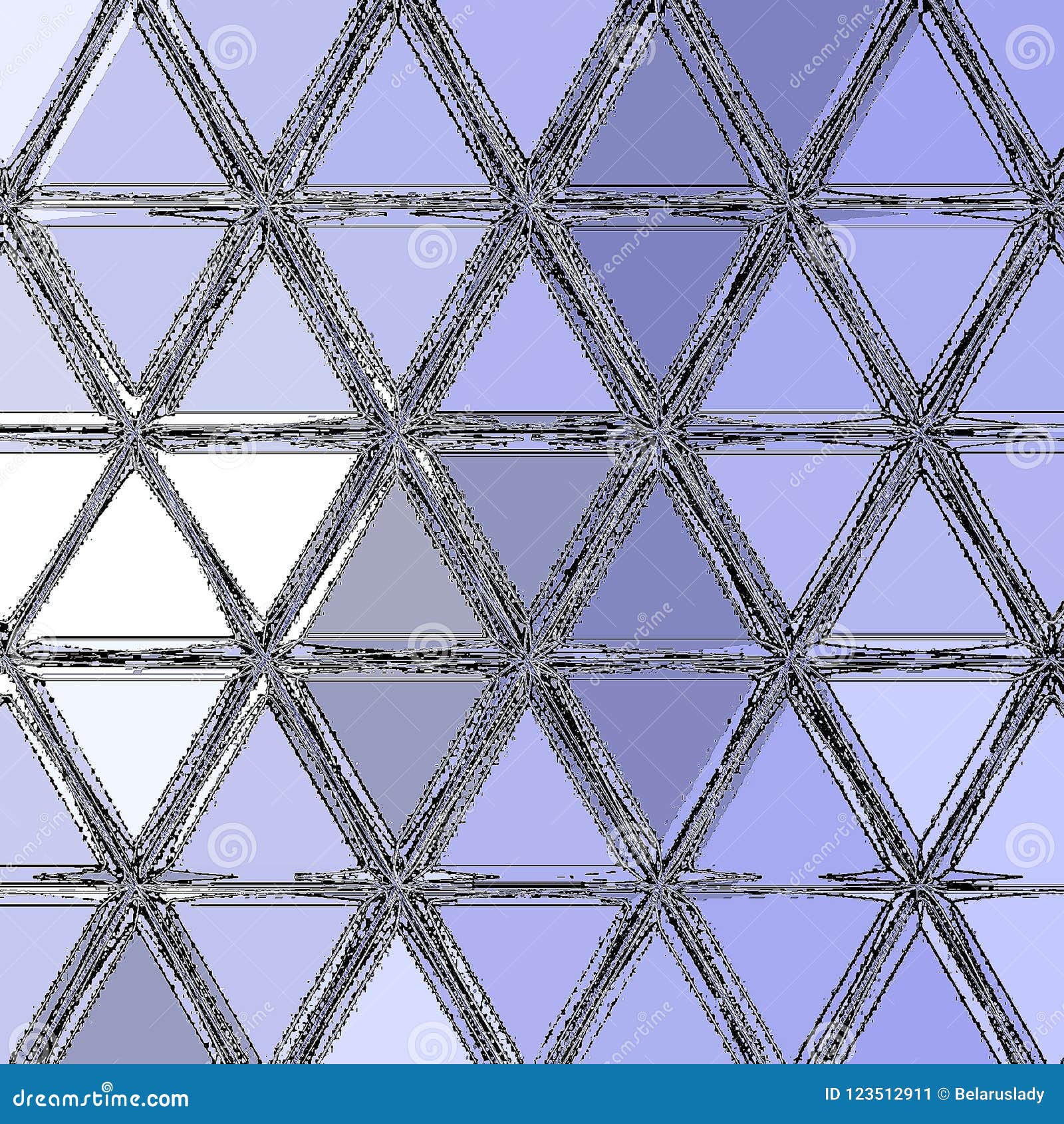 Continuous Triangles Pattern. Cover, Modern in Light Violet Stock ...