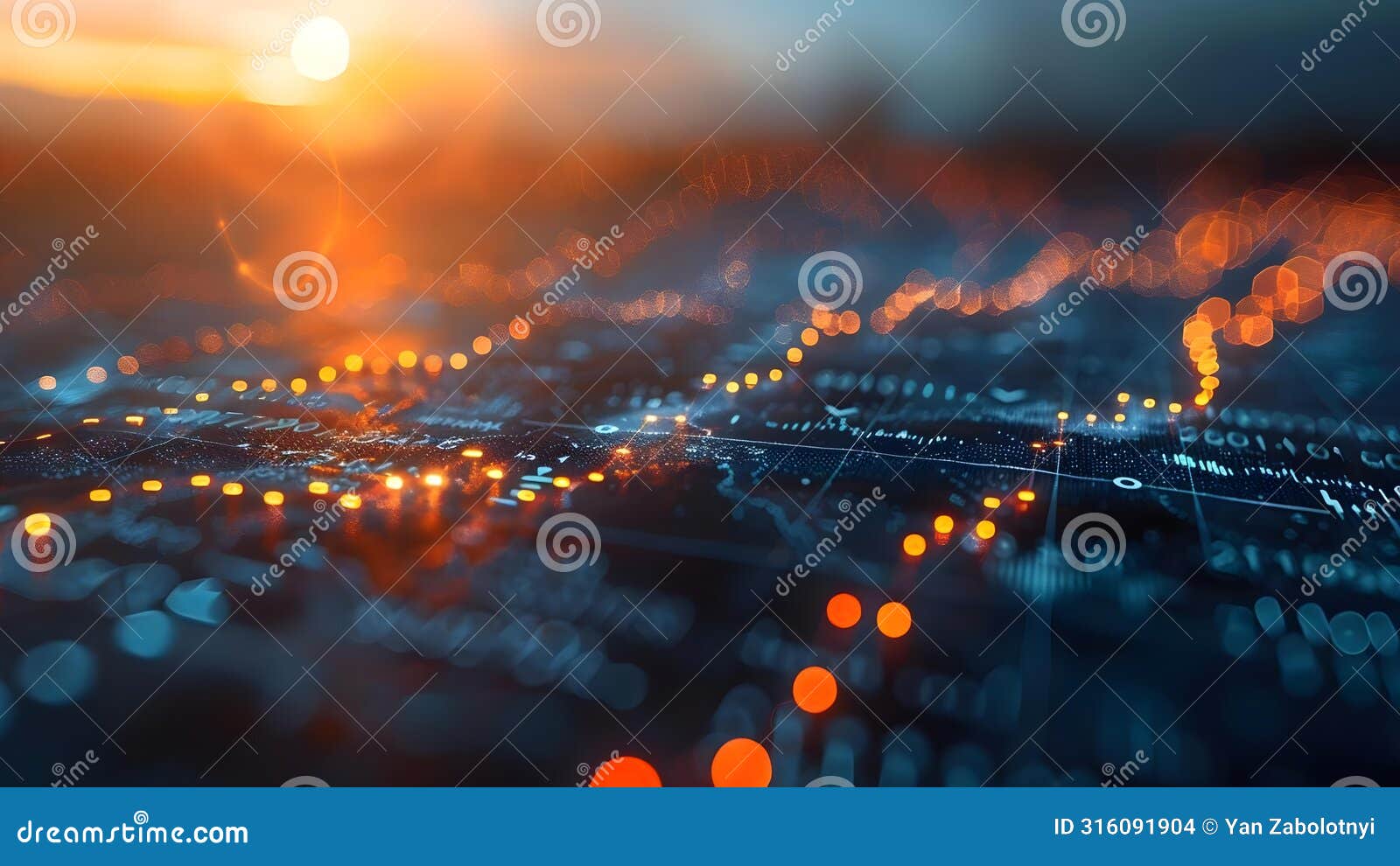 Continuous Upward Trend in Economics: an Abstract Visualization of ...