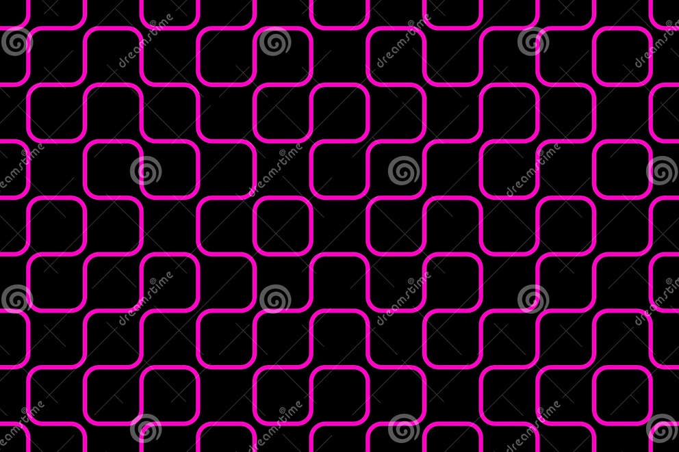 Continuous Wide Retro Background - Vector Illustration Stock Vector ...