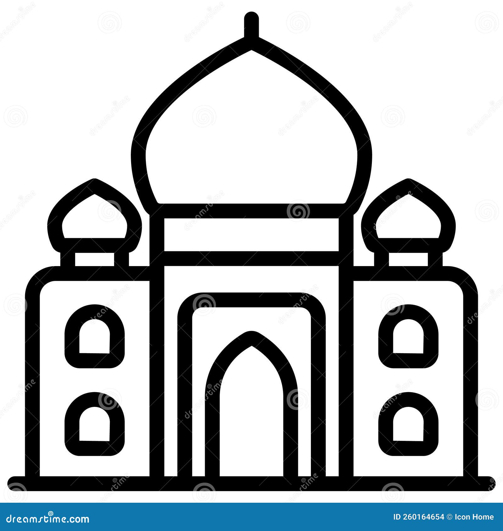Contorno Vectorial Taj Mahal Ilustración del Vector - Ilustración de ... Contorno Vectorial Taj Mahal Ilustración del Vector - Ilustración de ...
