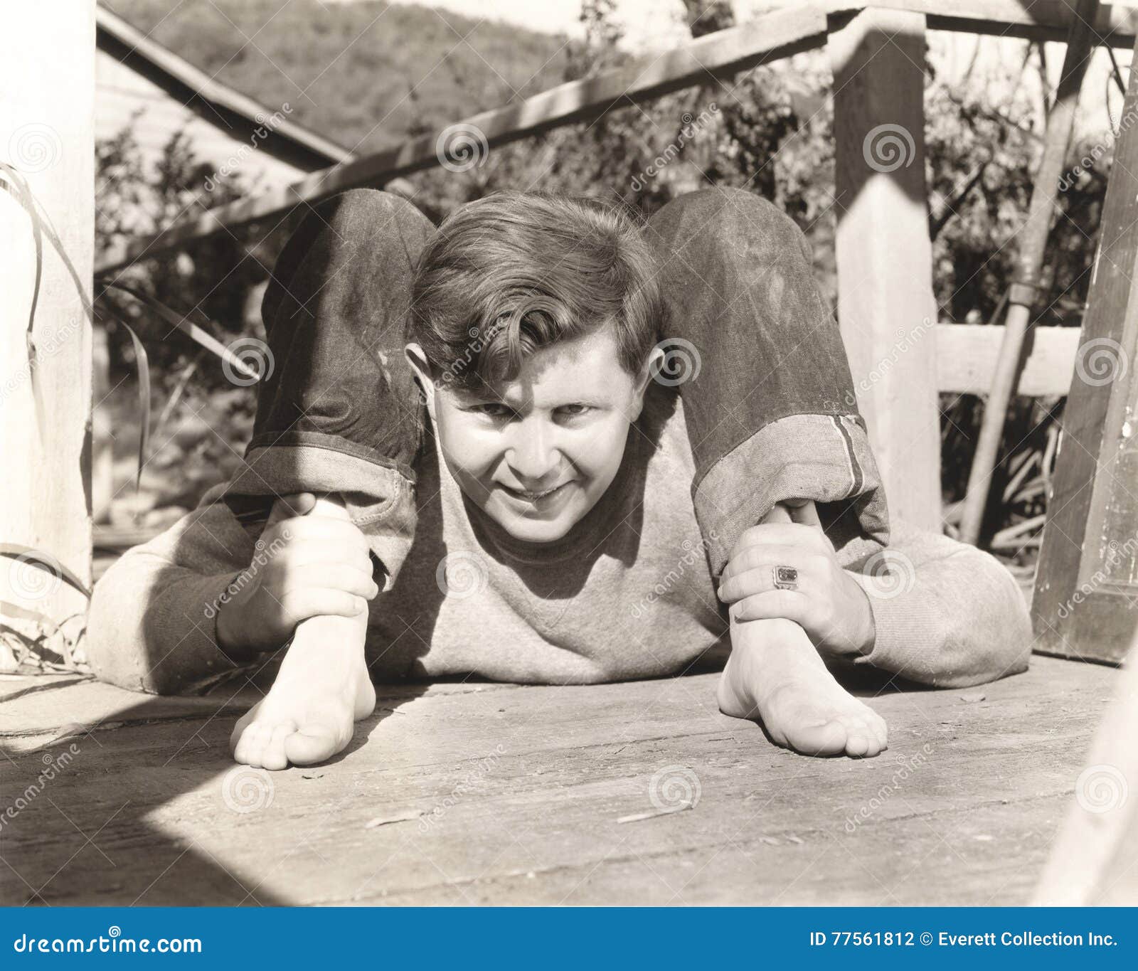 Contortionist stock photo. Image of person, historical - 77561812