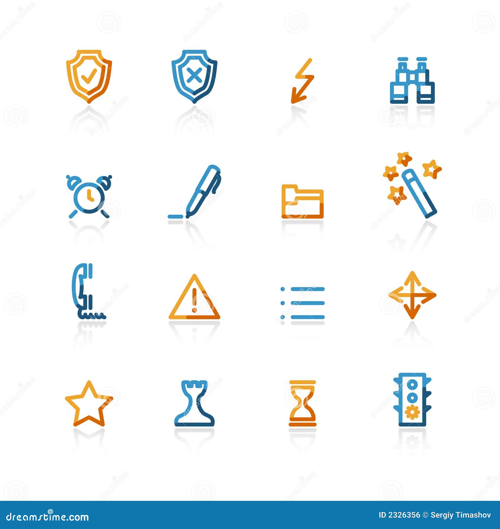 Administration Icons Vector Illustration | CartoonDealer.com #15998048
