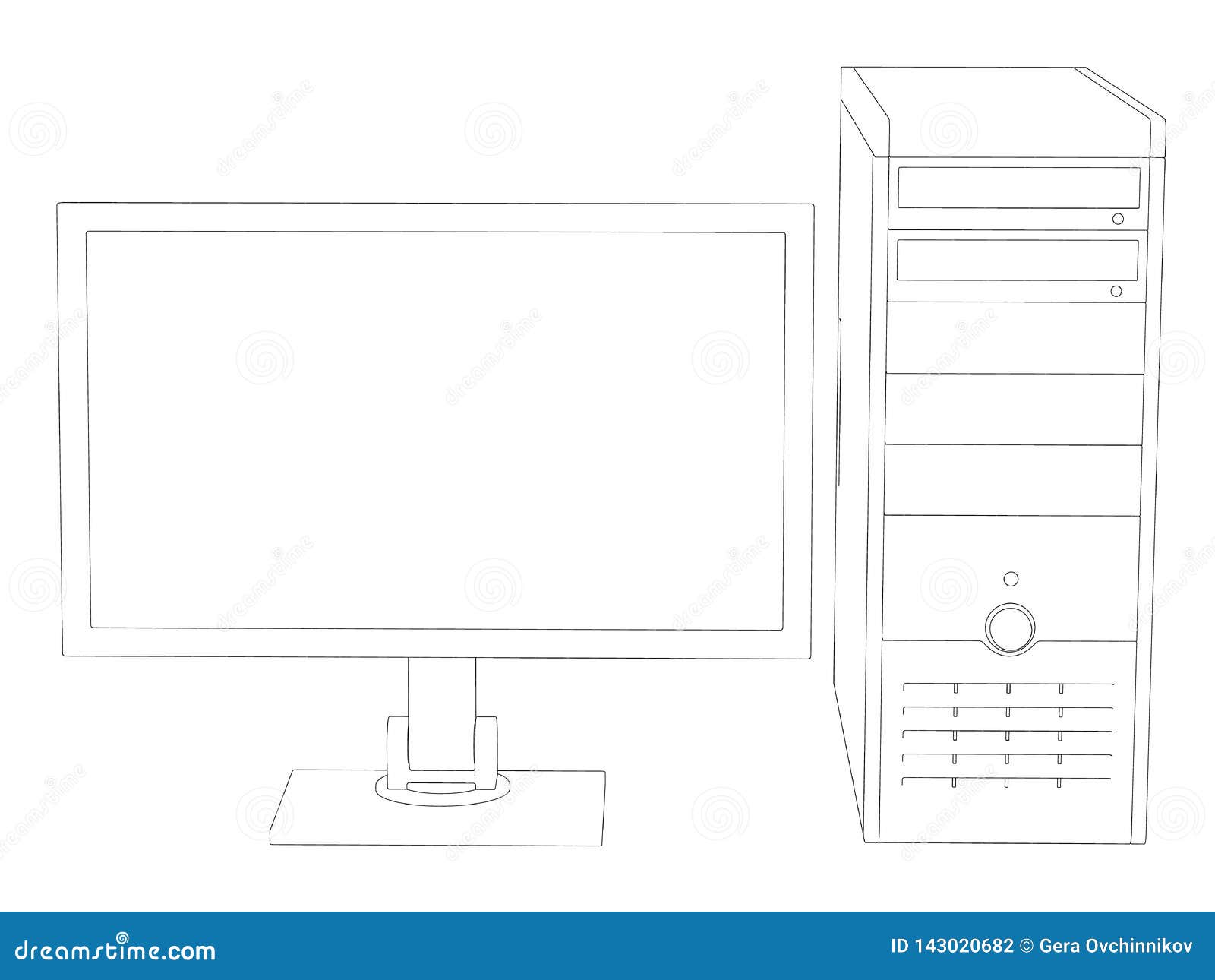 Computer System Unit Icon, Outline Style Cartoon Vector | CartoonDealer ... Computer System Unit Icon, Outline Style Cartoon Vector | CartoonDealer ...