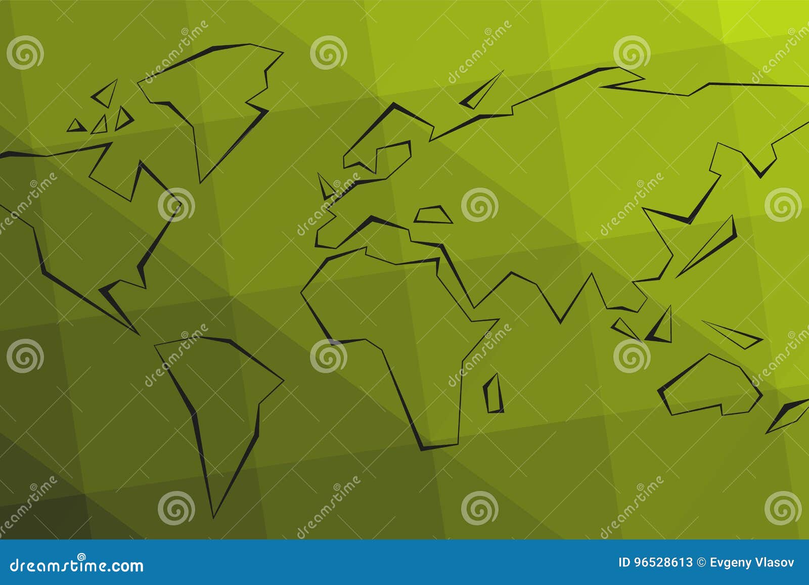 Triangular World Map Vector File | CartoonDealer.com #36637208