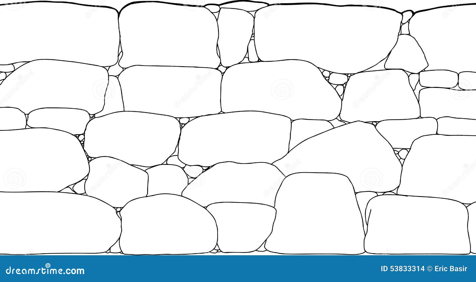 Contour de mur de roche illustration stock. Illustration du personne ...