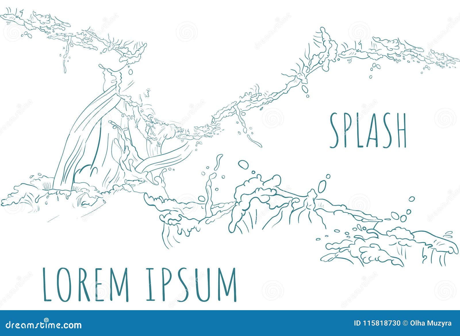 Set Of Contour Doodle Hearts With The Hair Pattern. Vector Illustration ...