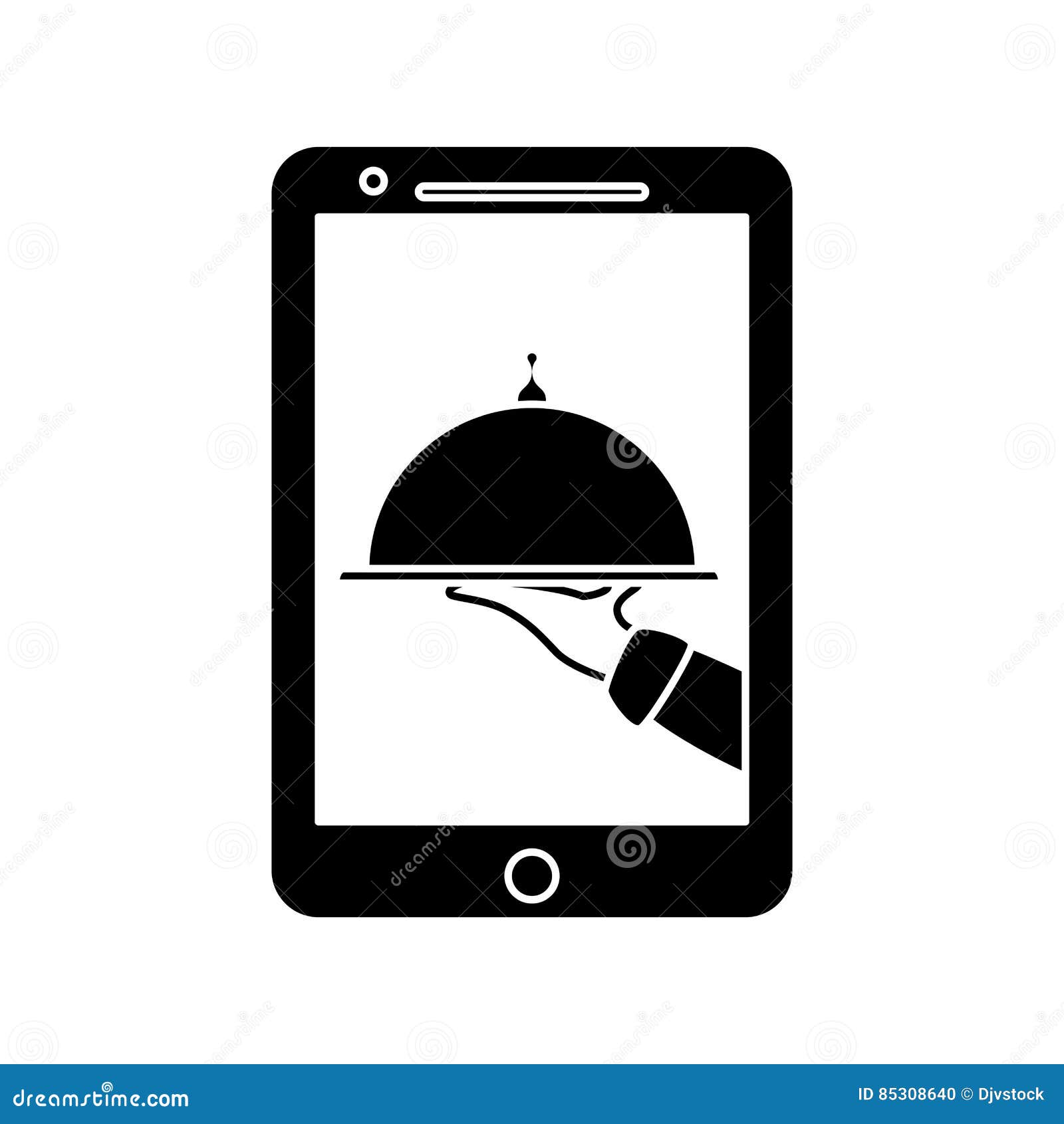 Contour Fast Food Order Website Icon Stock Illustration - Illustration ...