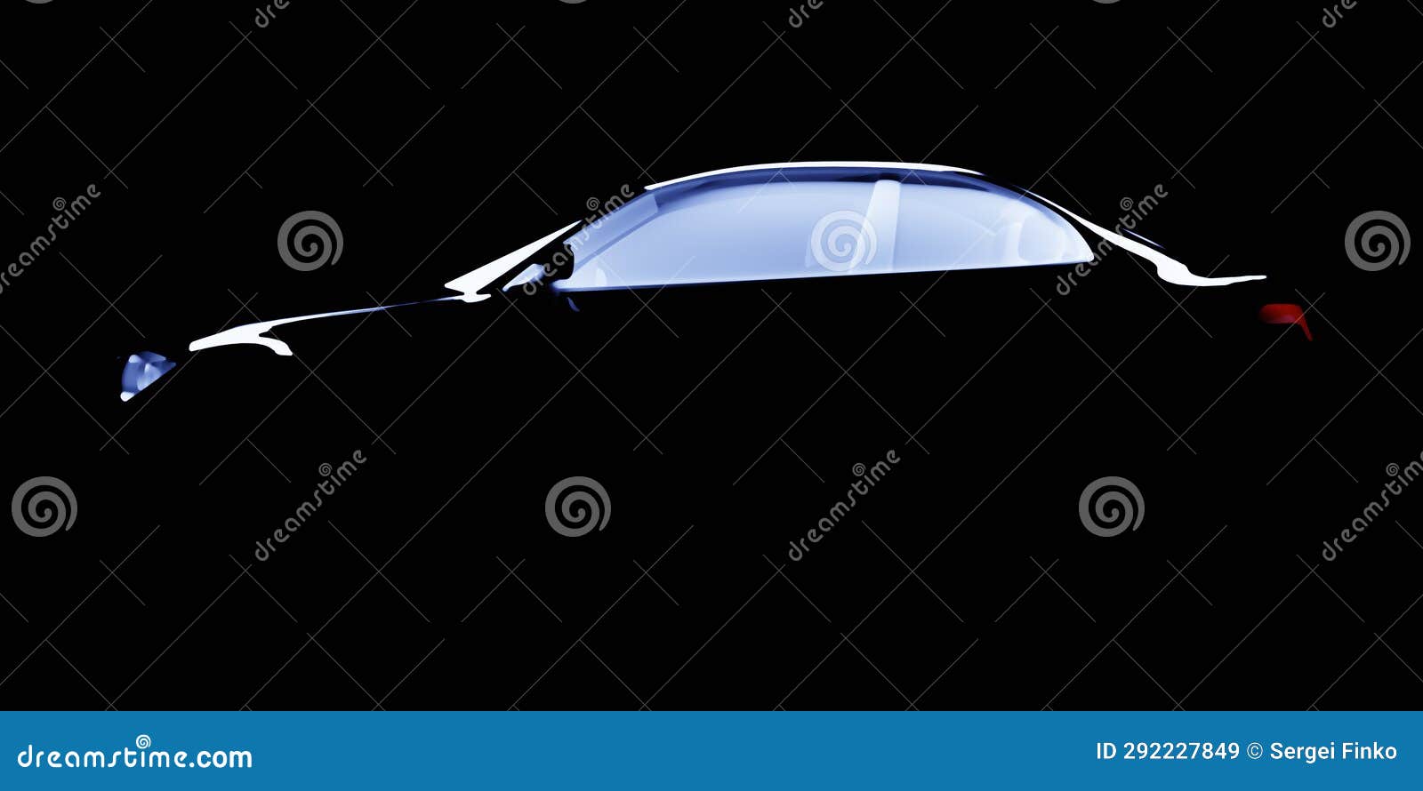 Contours of the Surface of the Car Stock Image - Image of modern ...