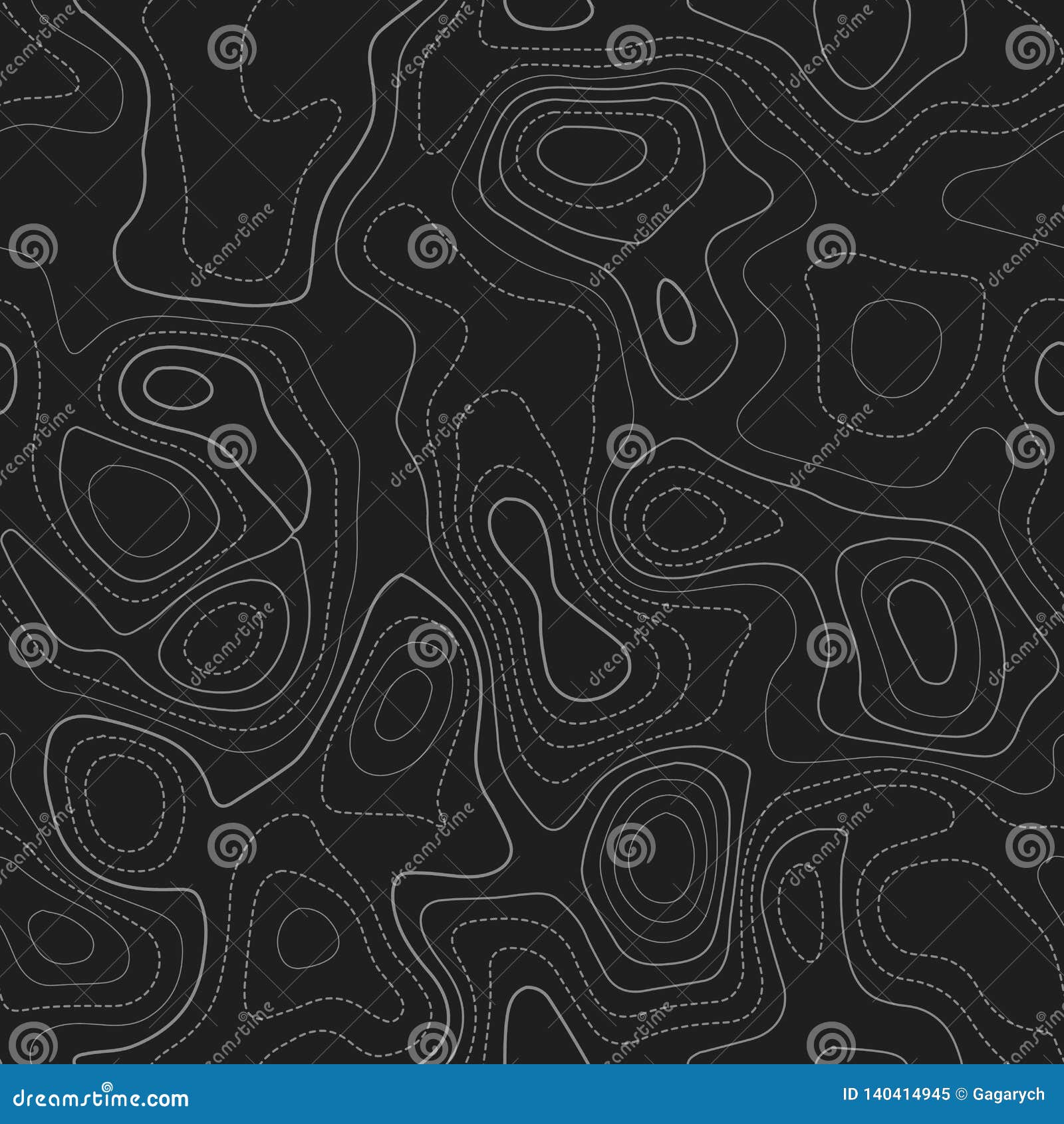 Contour lines. stock vector. Illustration of region - 140414945