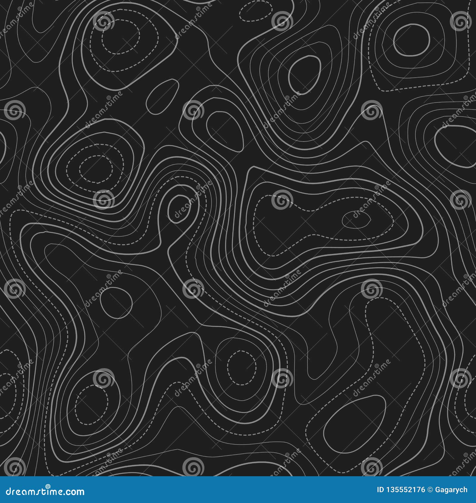 Contour lines. stock vector. Illustration of graphic - 135552176