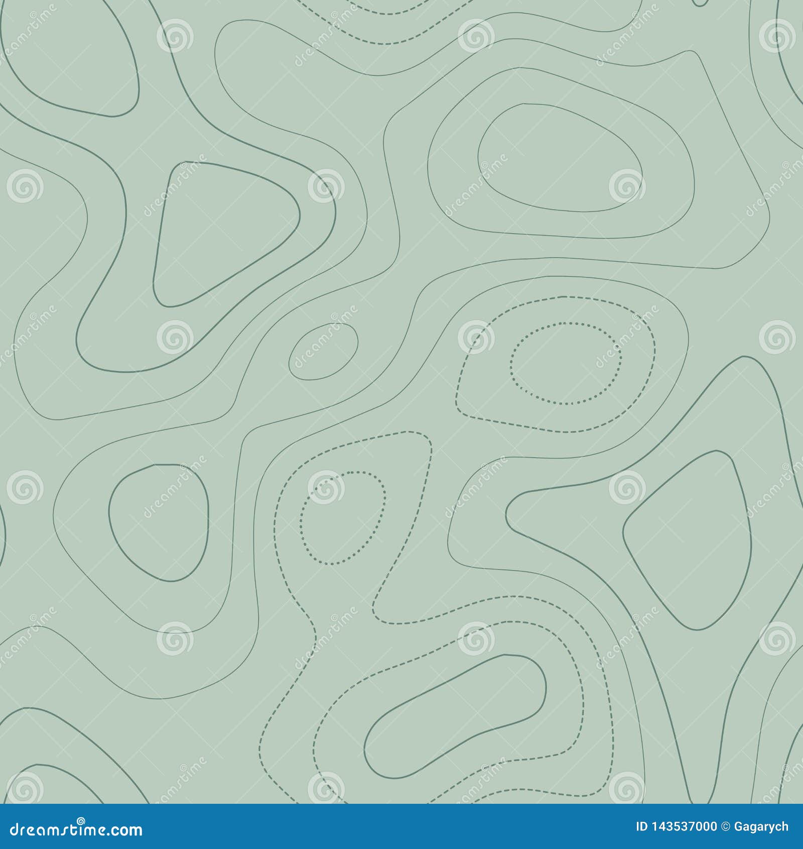 Contour lines. stock vector. Illustration of geography - 143537000