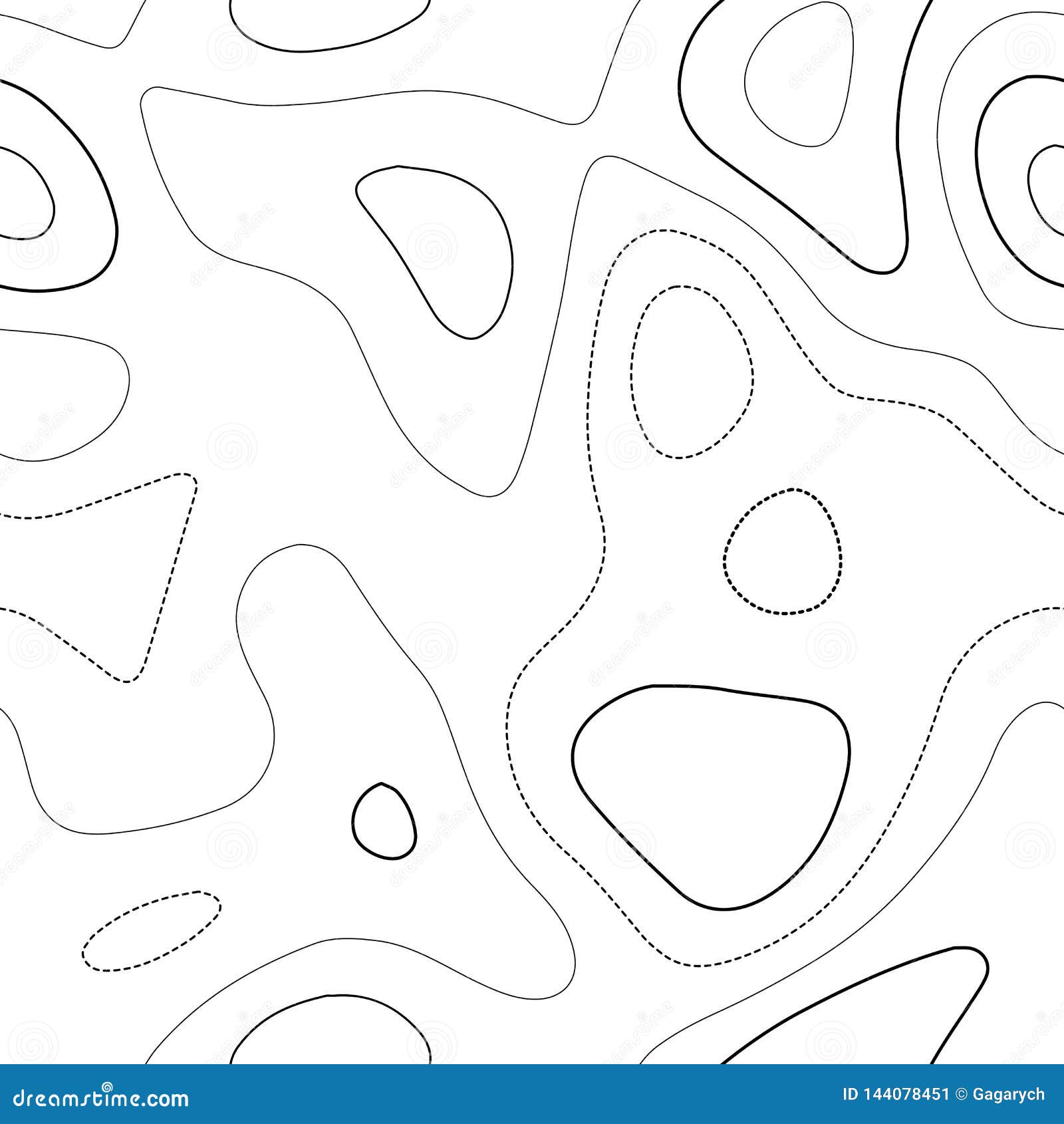 Contour lines. stock vector. Illustration of beautiful - 144078451