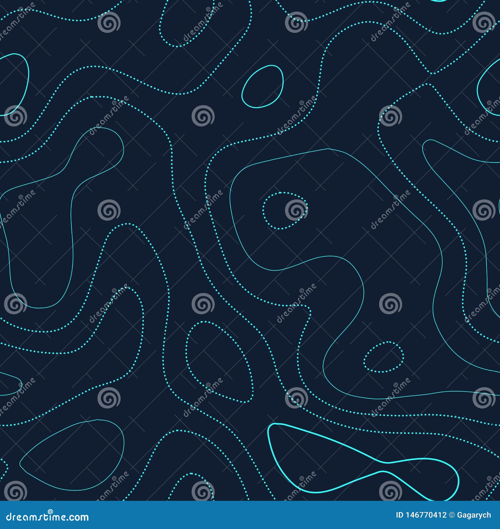 Contour lines. stock vector. Illustration of digital - 146770412