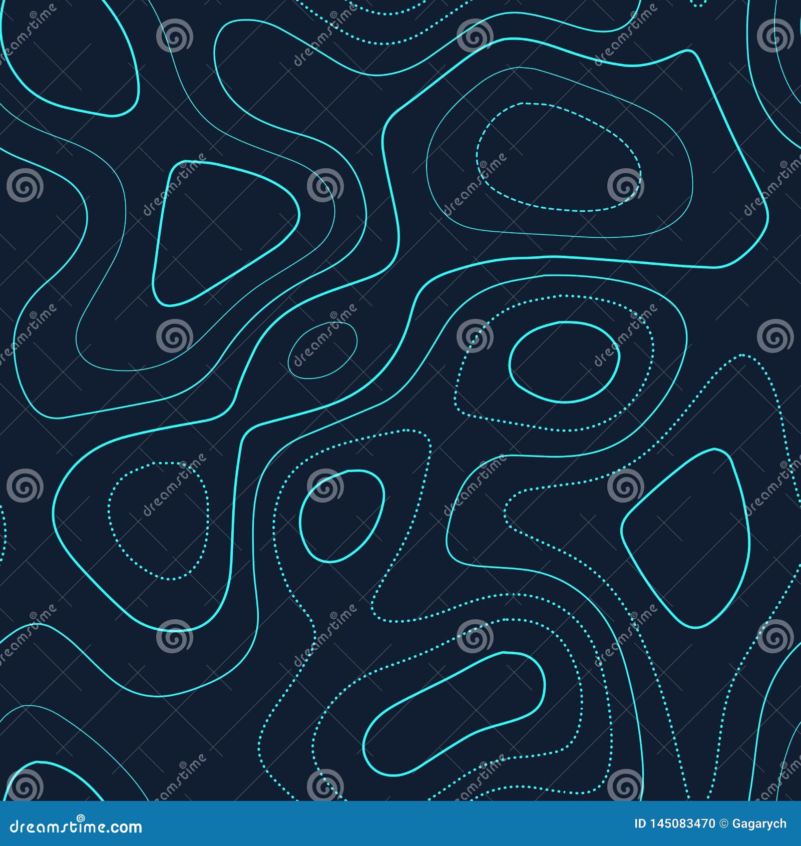 Contour lines. stock vector. Illustration of beautiful - 145083470