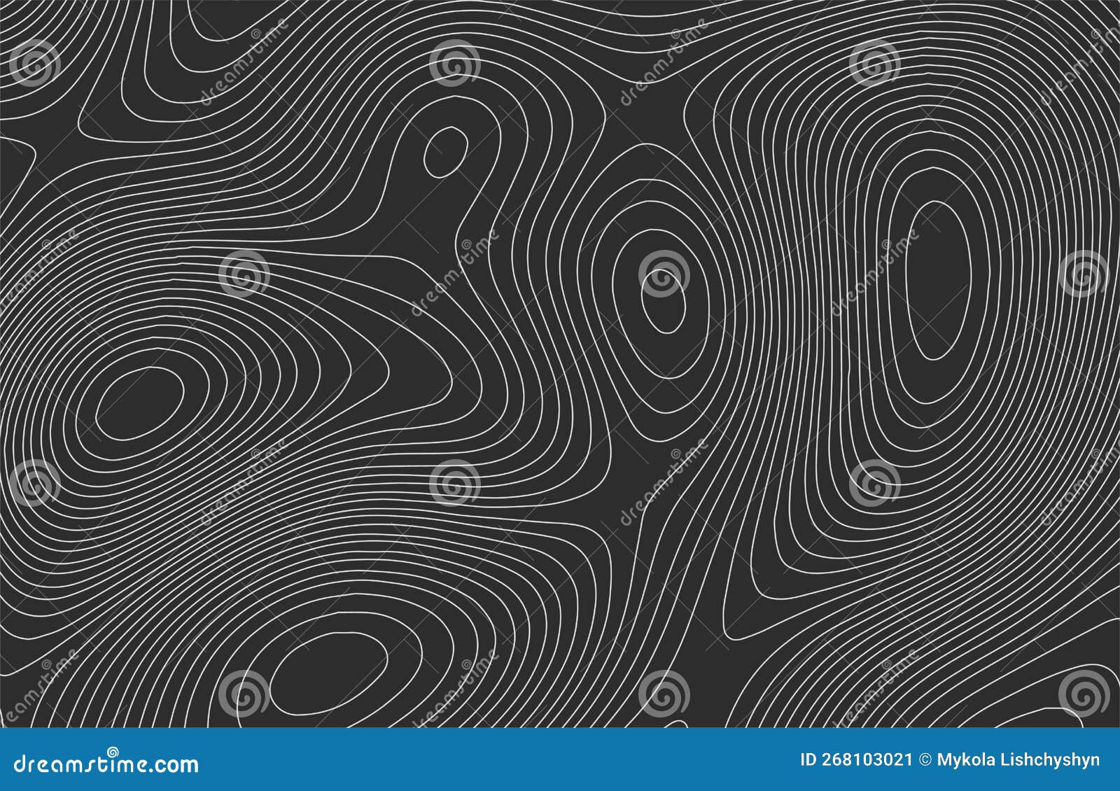 Contour Map Background. Vector Geography Scheme and Terrain. Topography ...