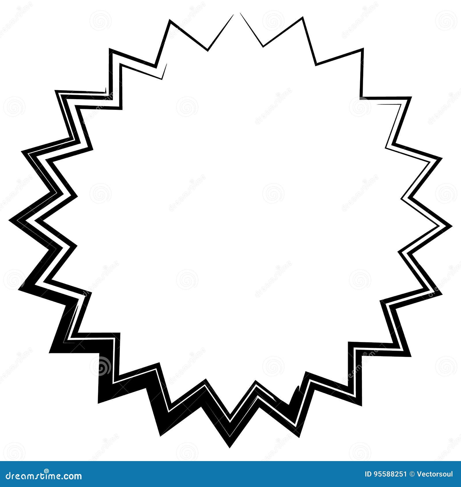 Contour Shape with Different Distortion Effect. Abstract Geometric ...