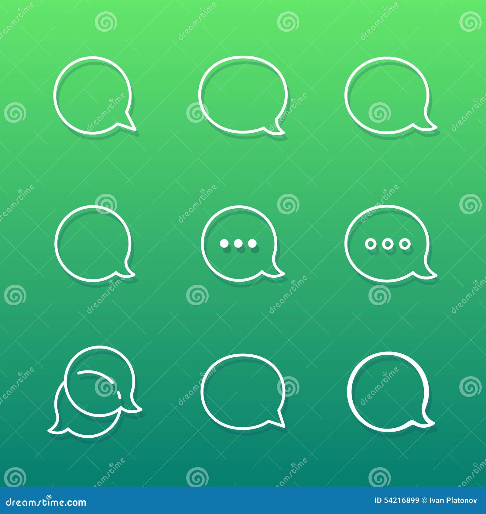Bubble Comment Logo, Message Icon Cartoon Vector | CartoonDealer.com ...