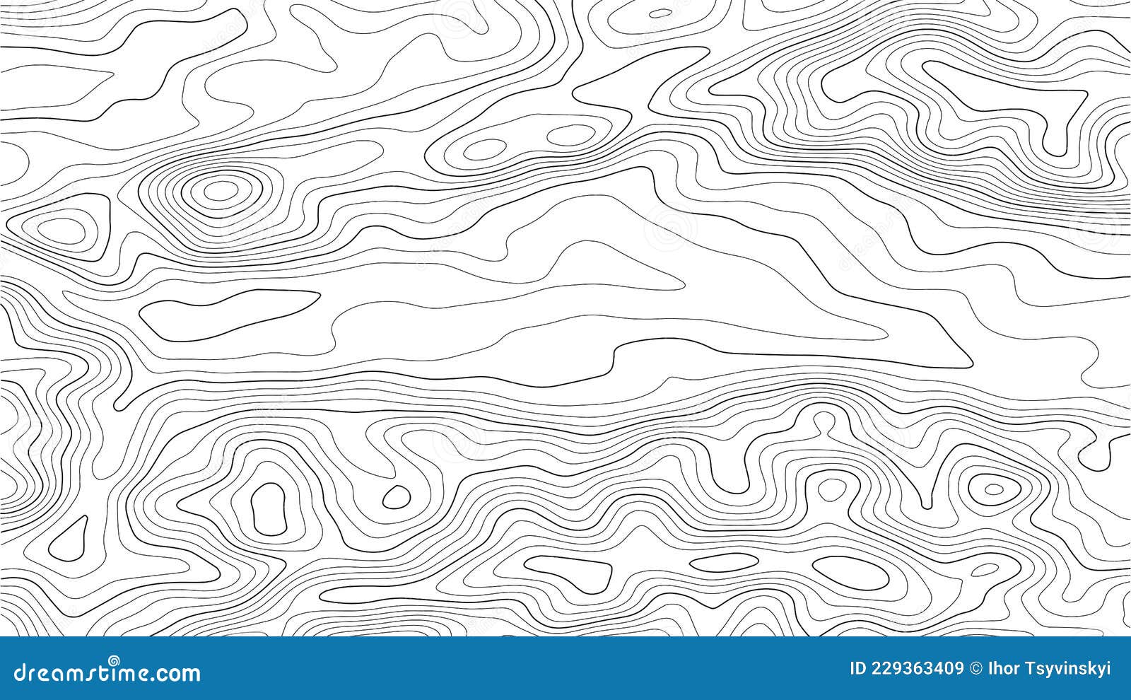 Contour Topographic Map. Geographic Grid Map Background. Vector ...