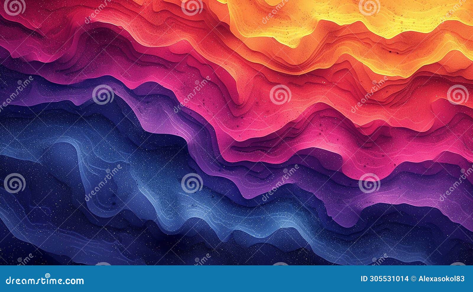 Contour Topography Line Colored Simple Pattern Stock Illustration ...