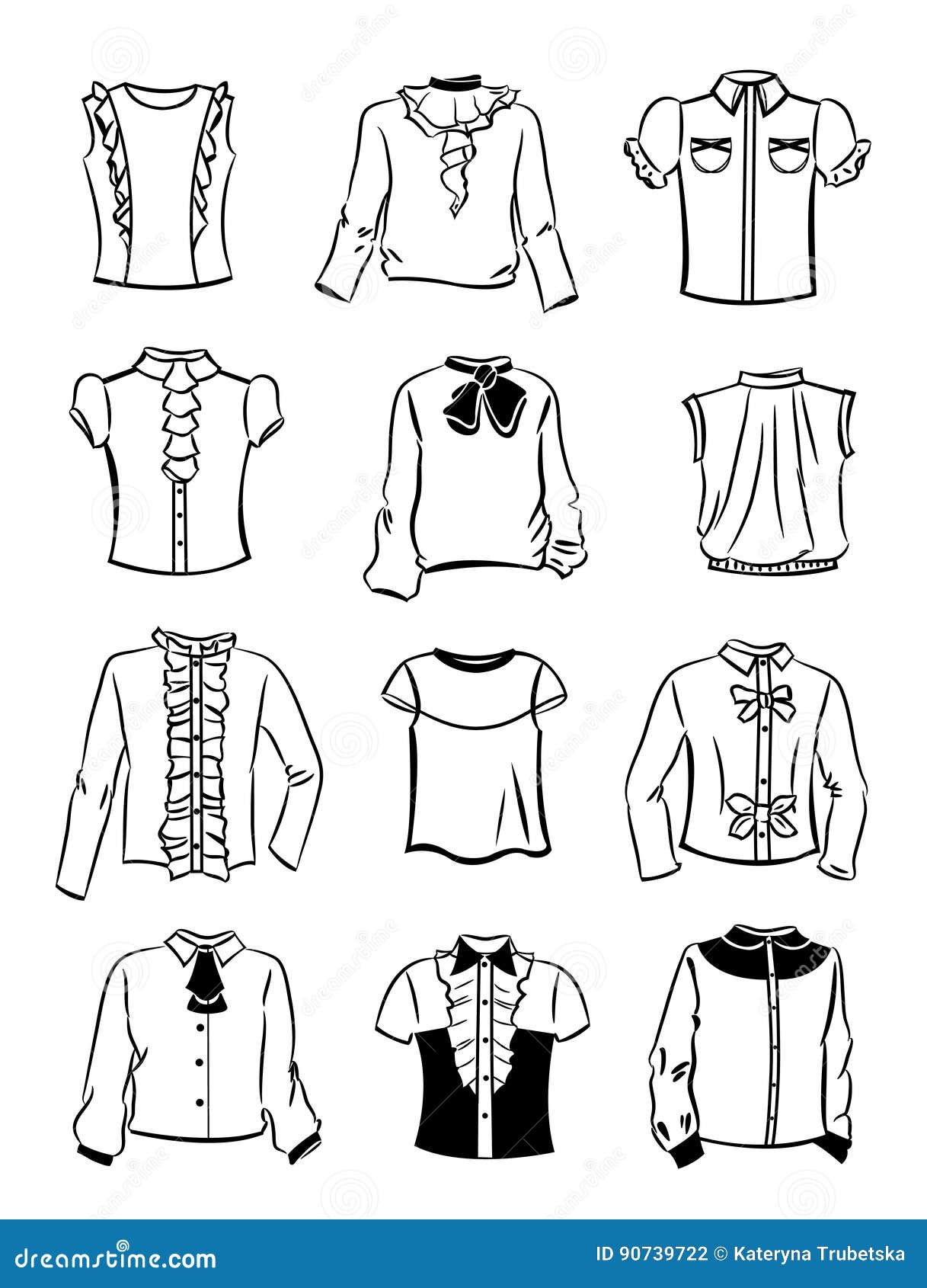 Blouses Cartoons, Illustrations & Vector Stock Images - 1713 Pictures ...
