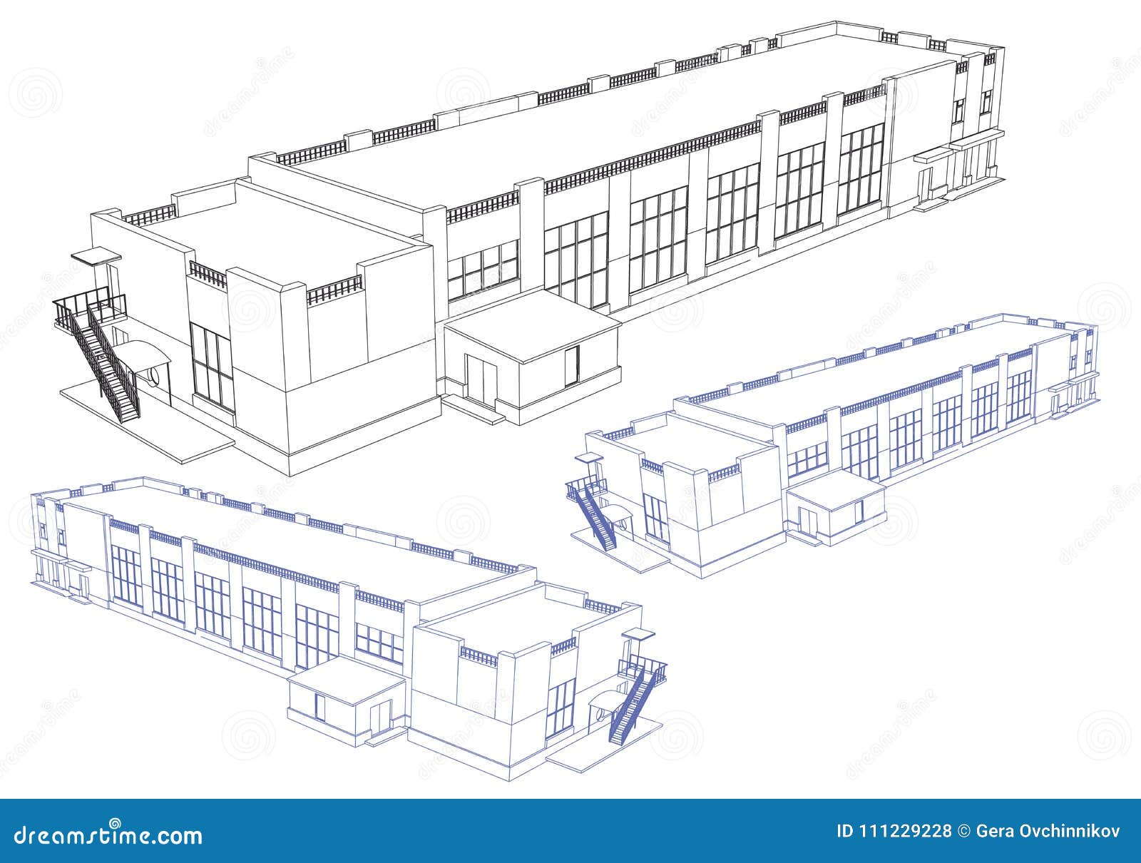 Contours of the building stock vector. Illustration of estate - 111229228