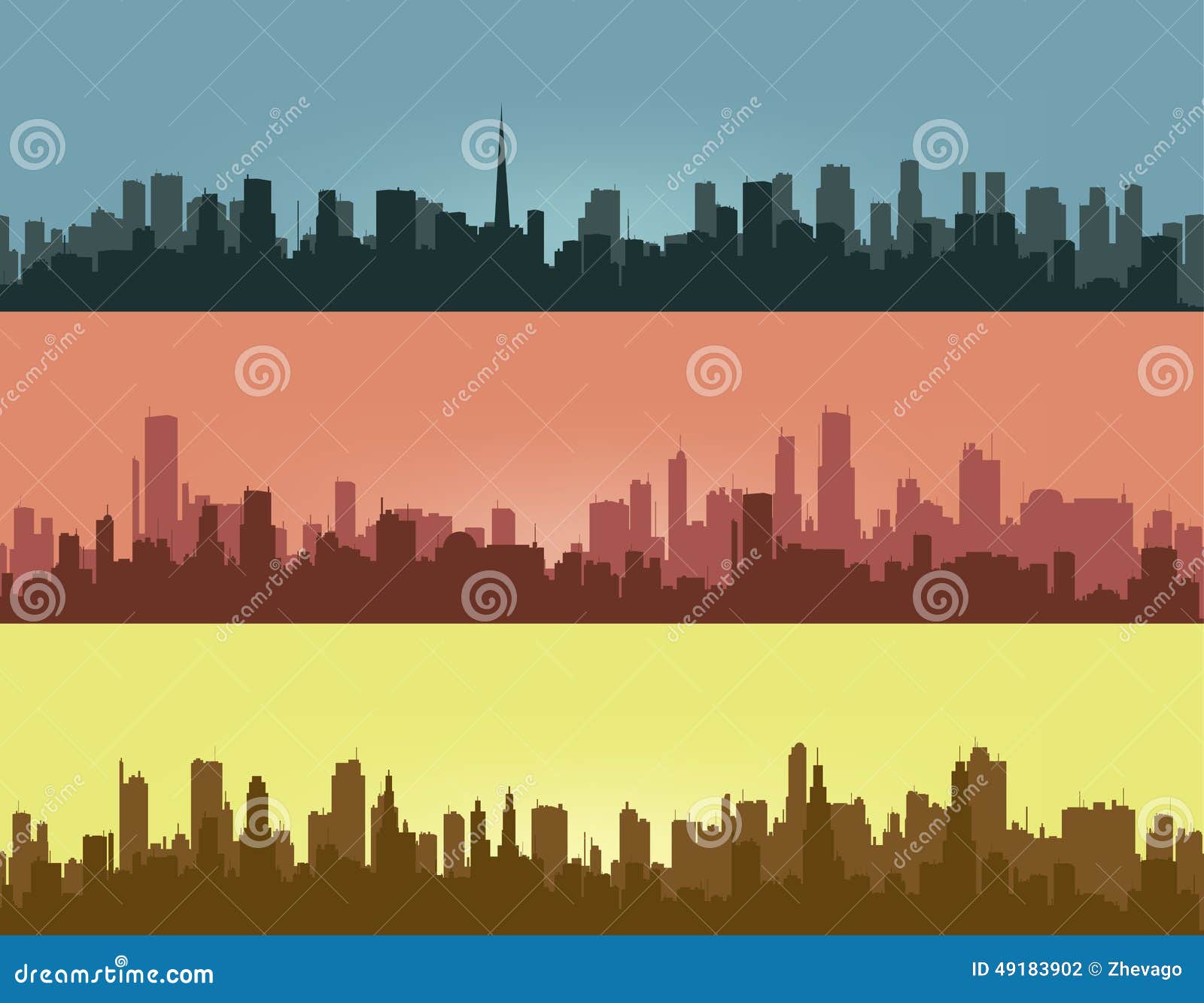 Contours of city. stock vector. Illustration of downtown - 49183902