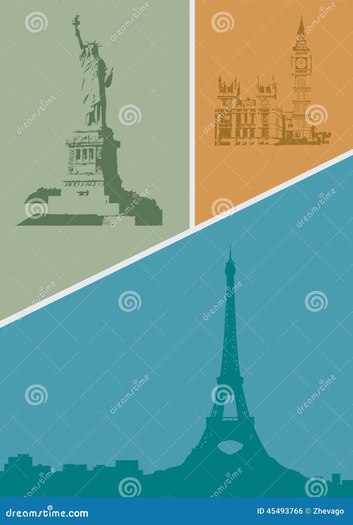 World Map Contours Only Vector Illustration | CartoonDealer.com #4891154