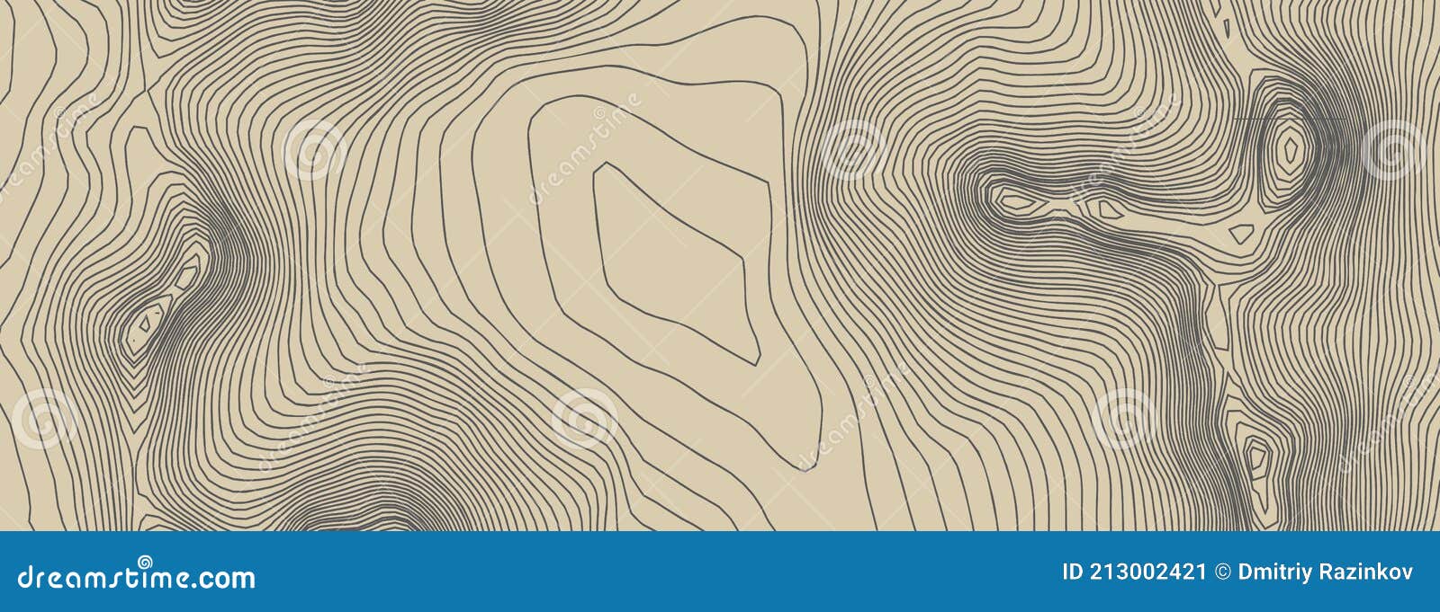 Contours Vector Topography. Geographic Mountain Topography Vector ...