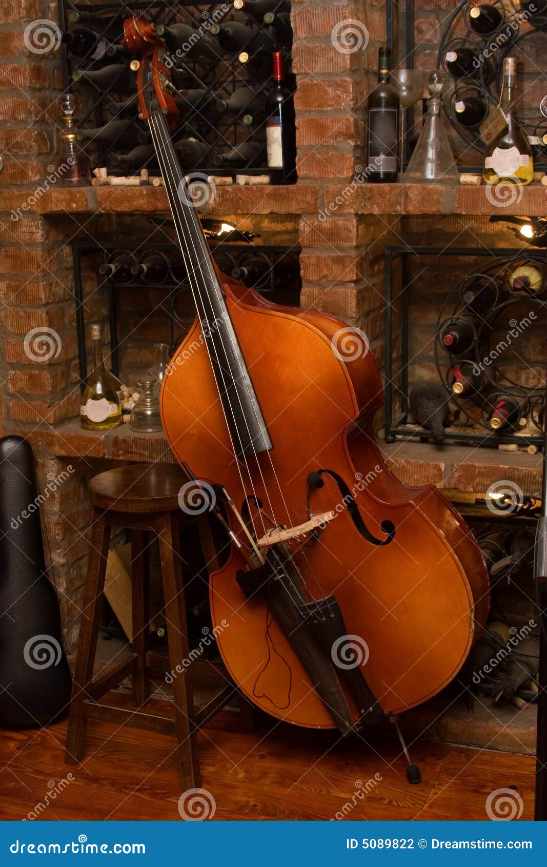 Contrabass photo stock. Image du classique, note, contrabass - 5089822