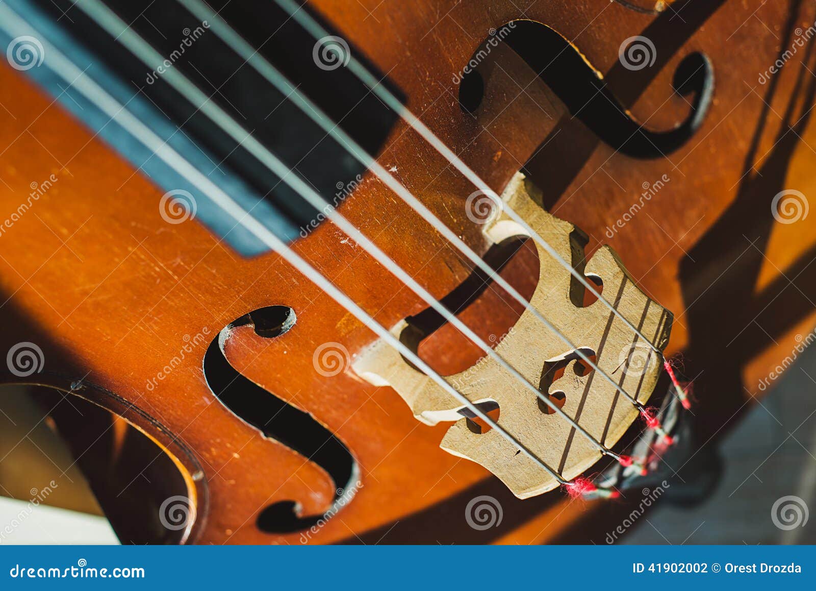 Contrabass strings stock photo. Image of retro, double - 41902002