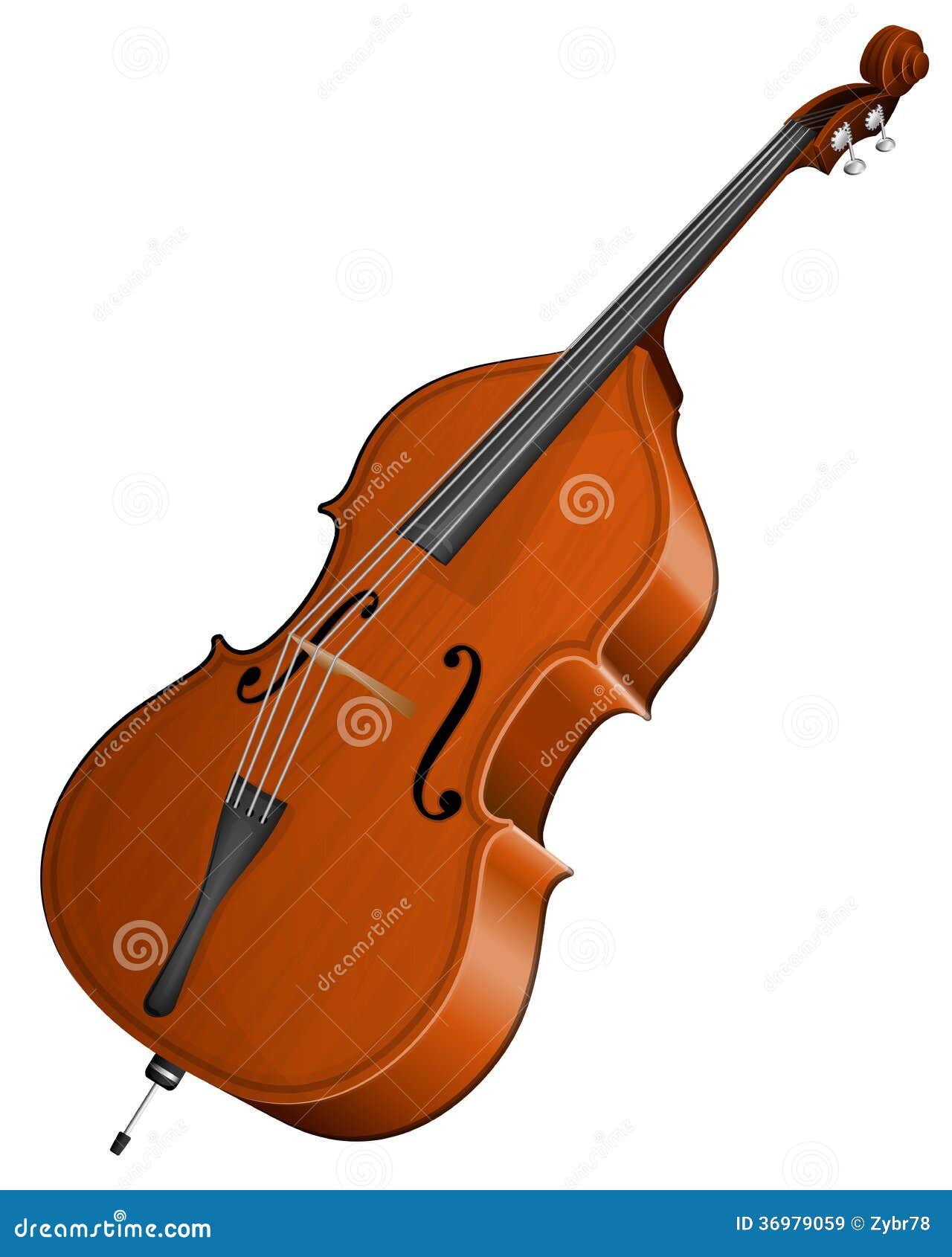 Contrabass Vector Illustration | CartoonDealer.com #22866082
