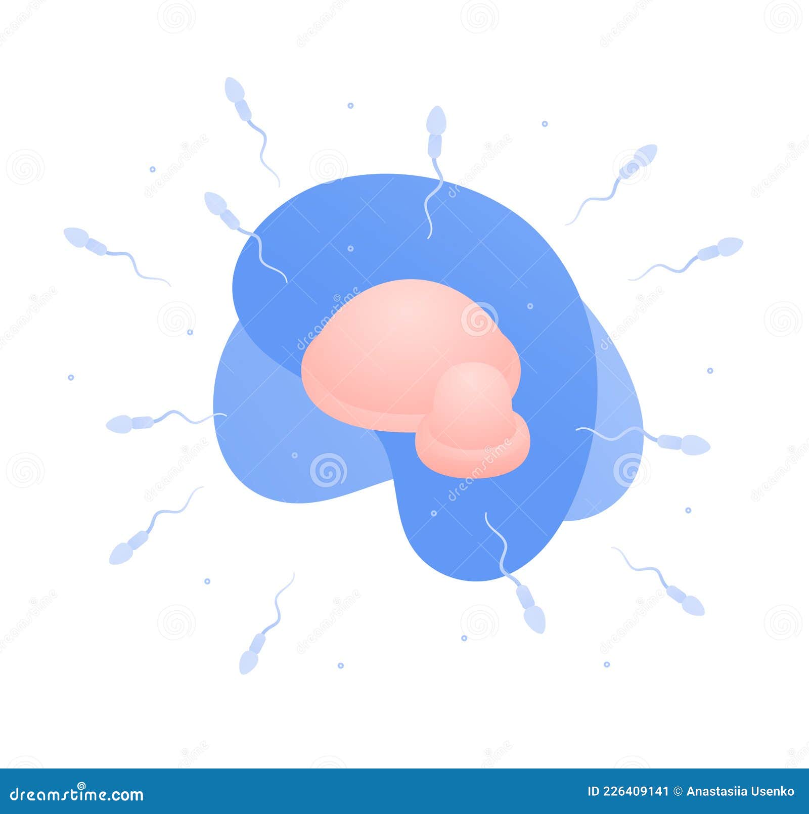 Contraception Method Concept Vector Flat Color Illustration Square