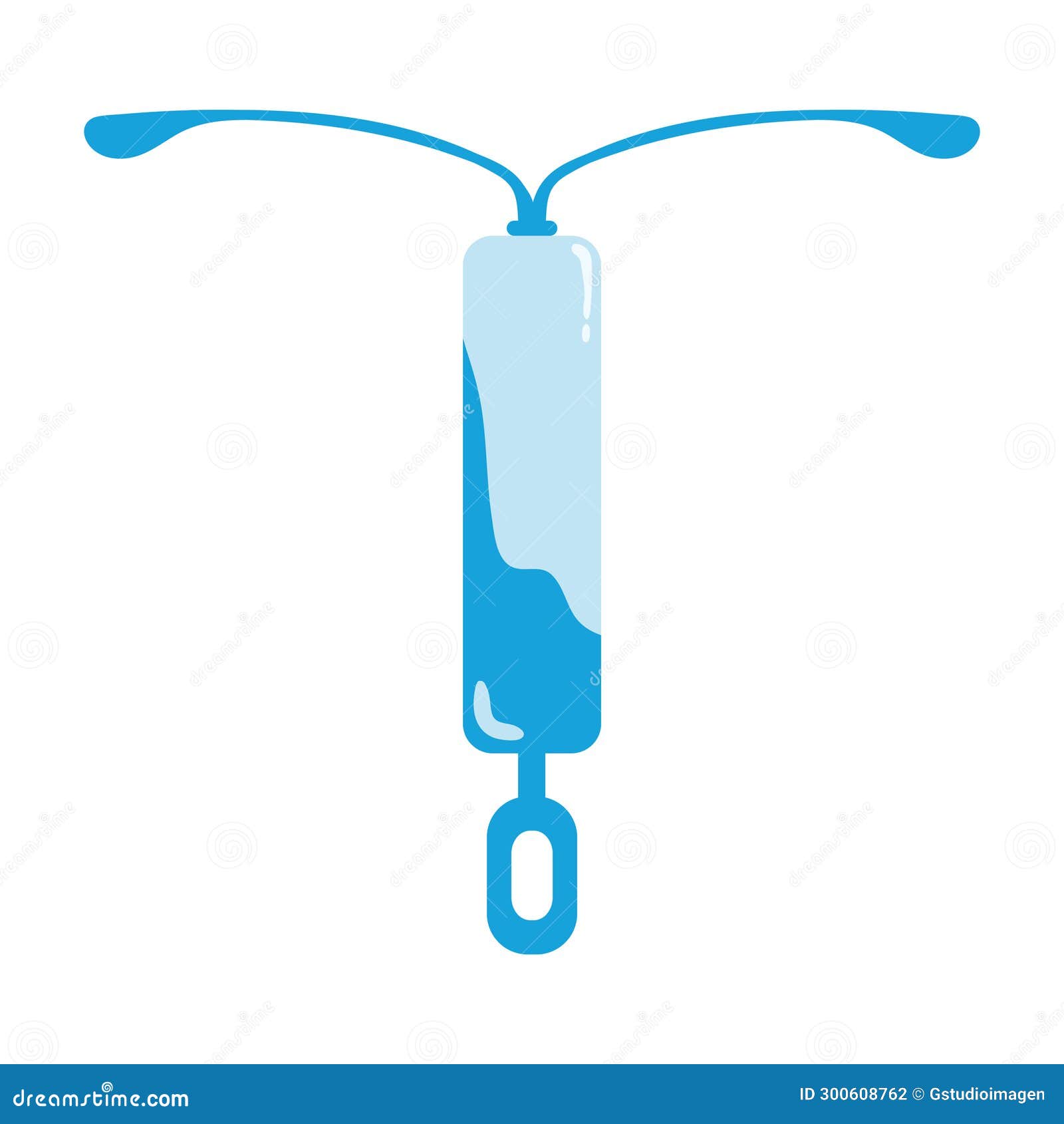 Contraceptive iud method stock illustration. Illustration of vector ...